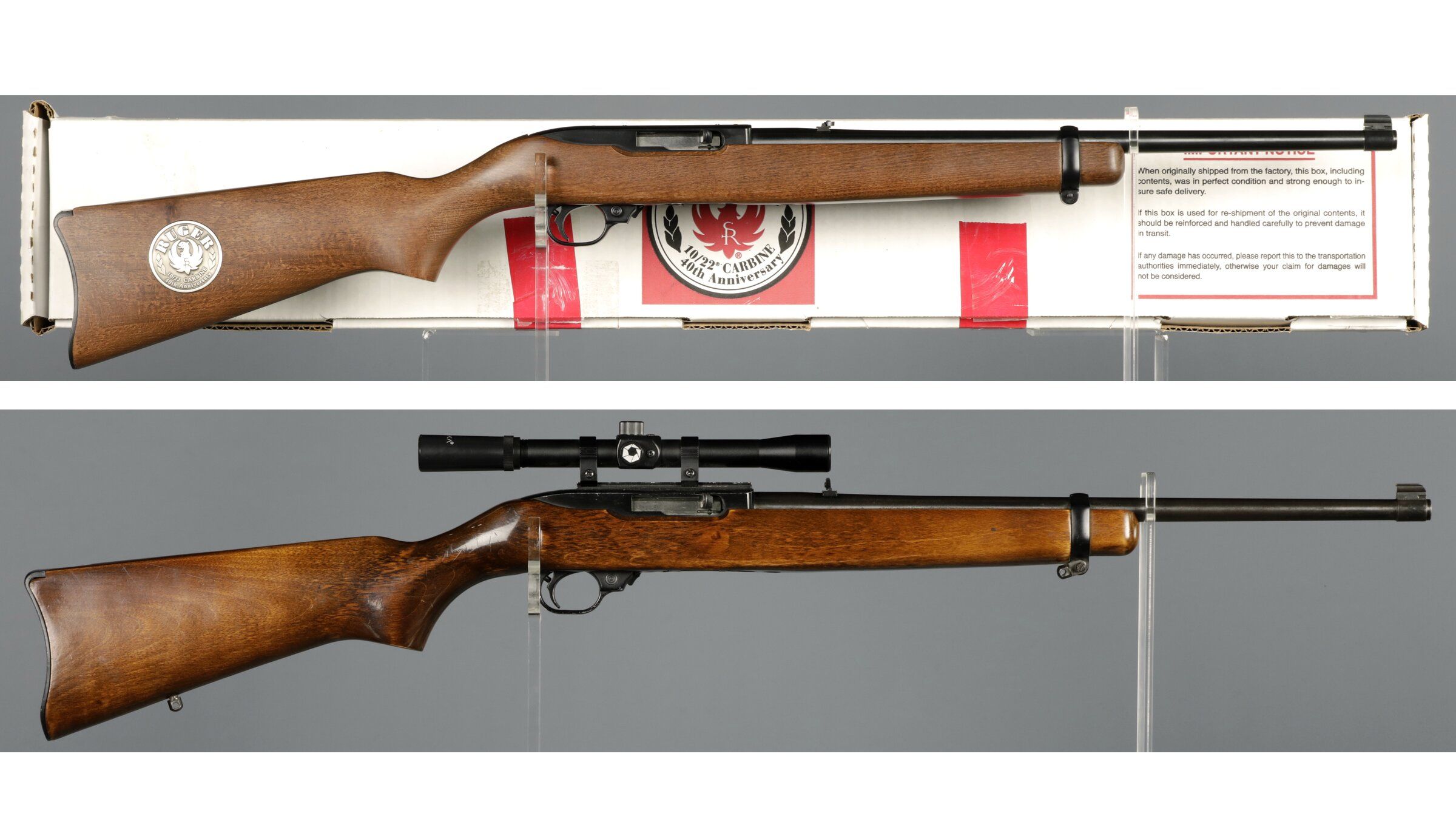 Two Ruger 10/22 Semi-Automatic Rifles | Rock Island Auction