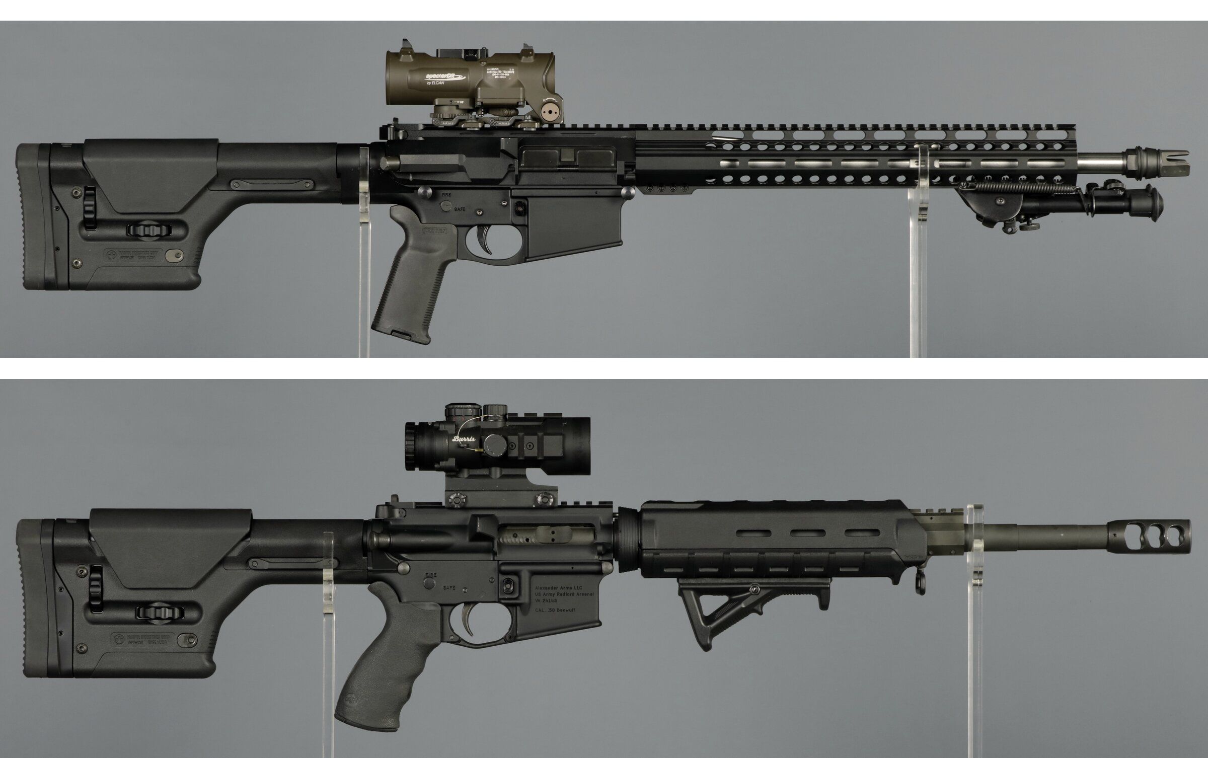 Two Semi-Automatic Rifles with Scopes | Rock Island Auction