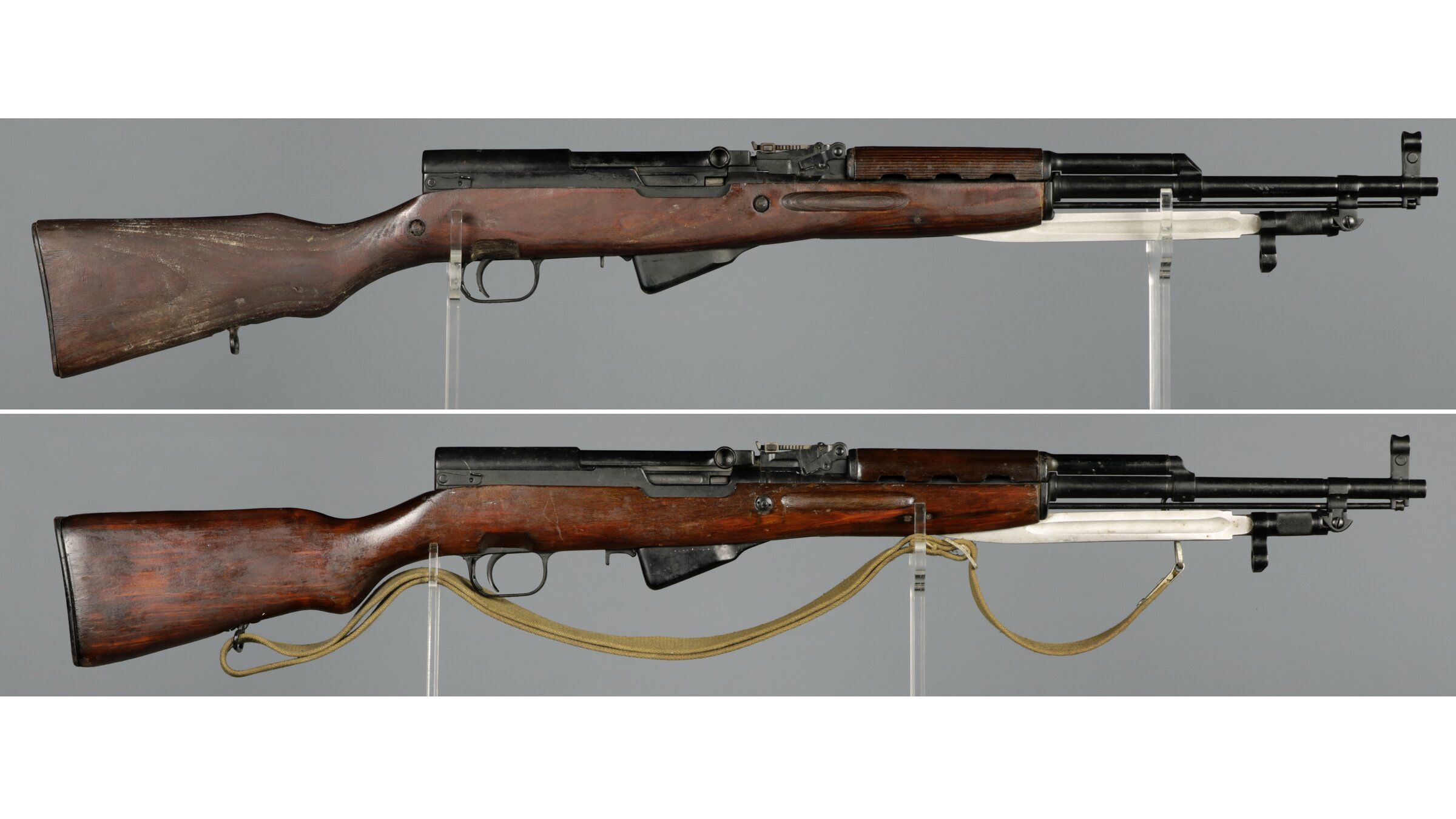 Two Russian SKS Semi-Automatic Rifles | Rock Island Auction