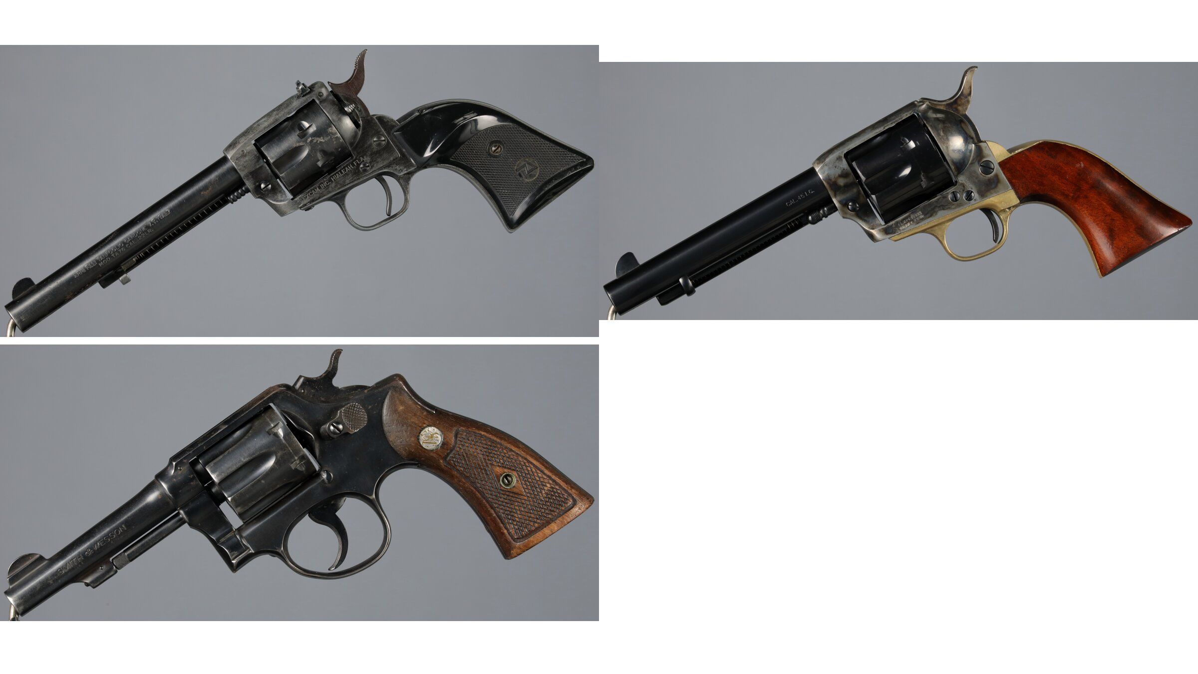 Three Revolvers | Rock Island Auction
