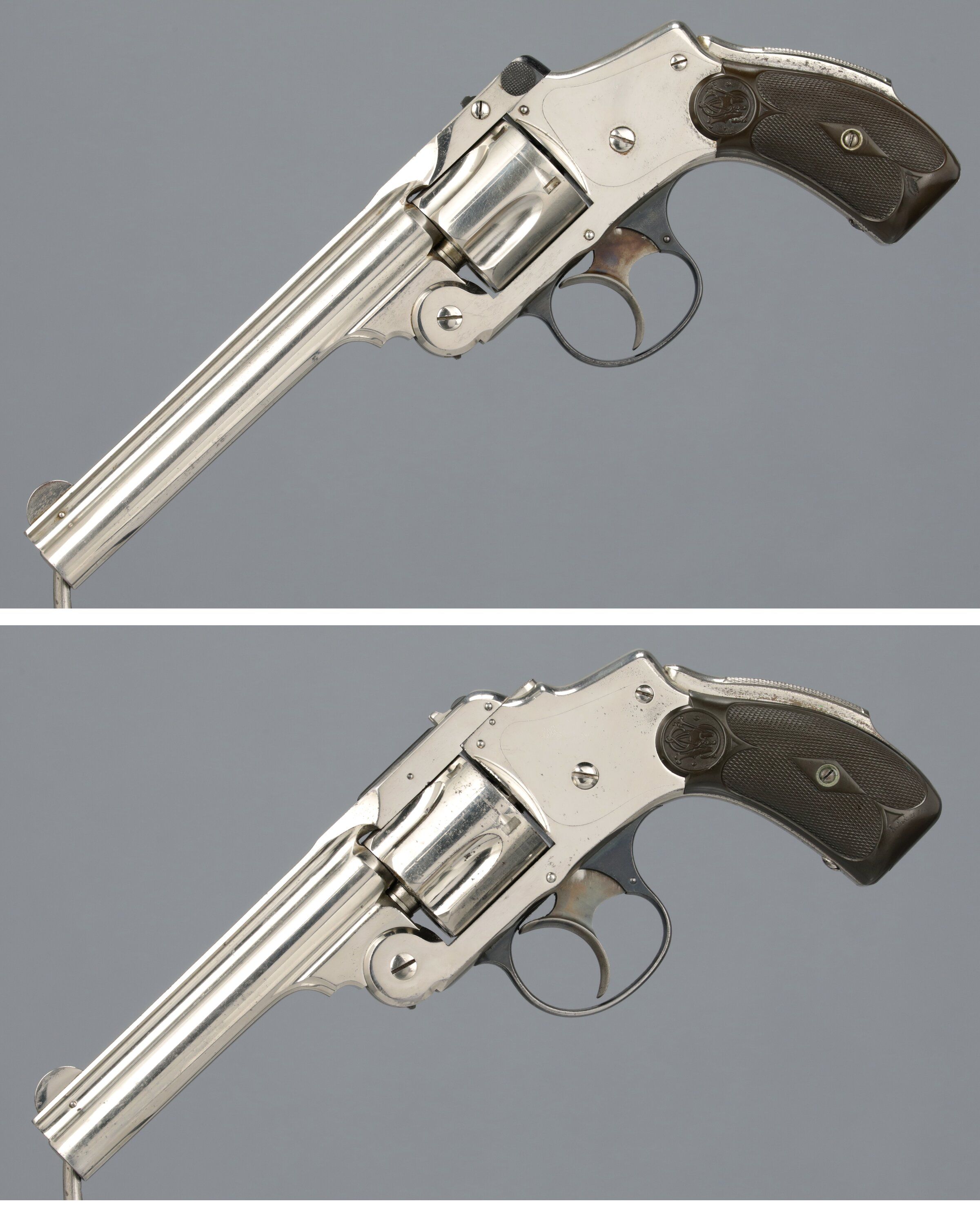 Two Smith & Wesson .38 Safety Hammerless Double Action Revolvers | Rock ...