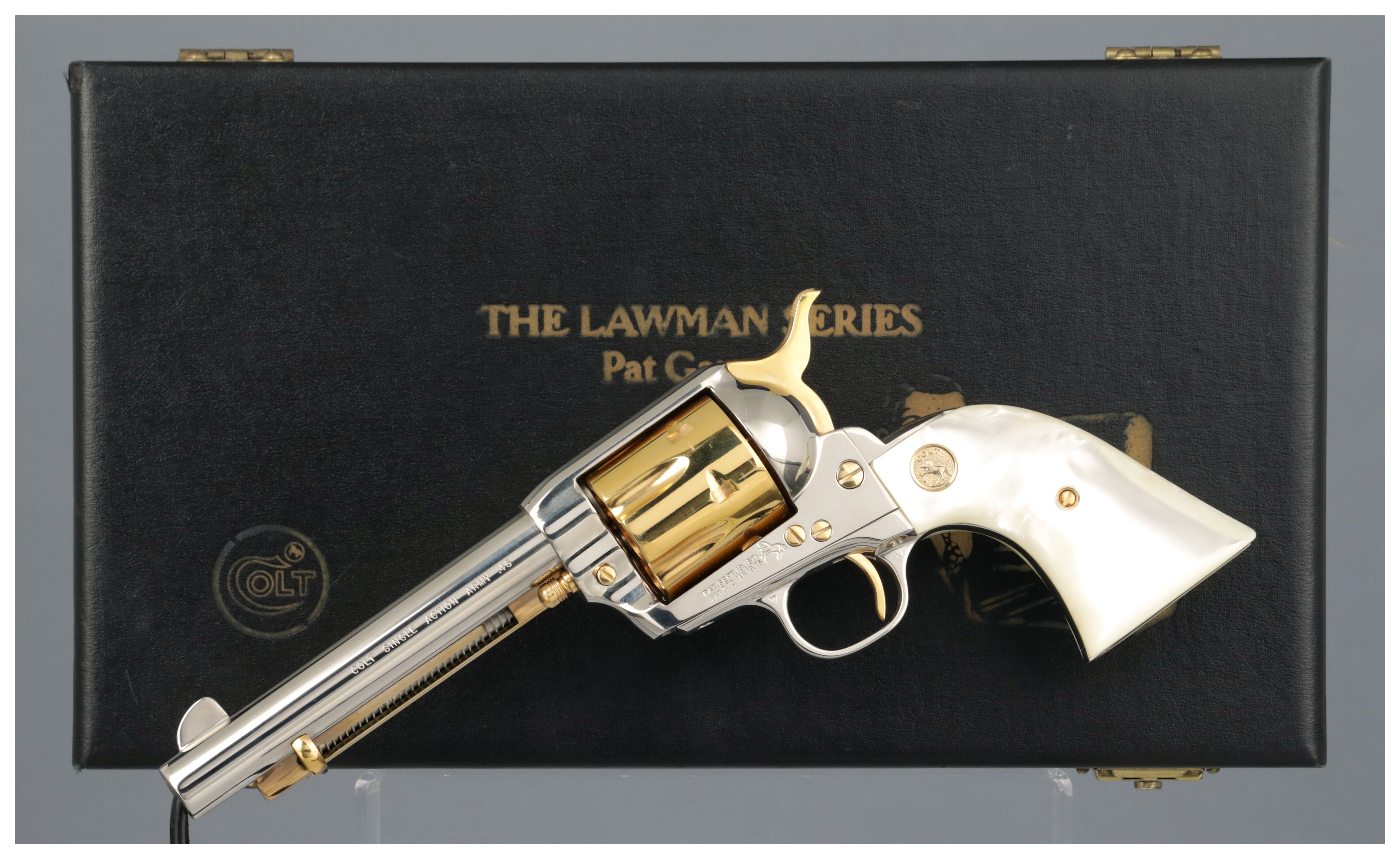 Colt Lawman Series Pat Garrett Commemorative Revolver with Case | Rock ...