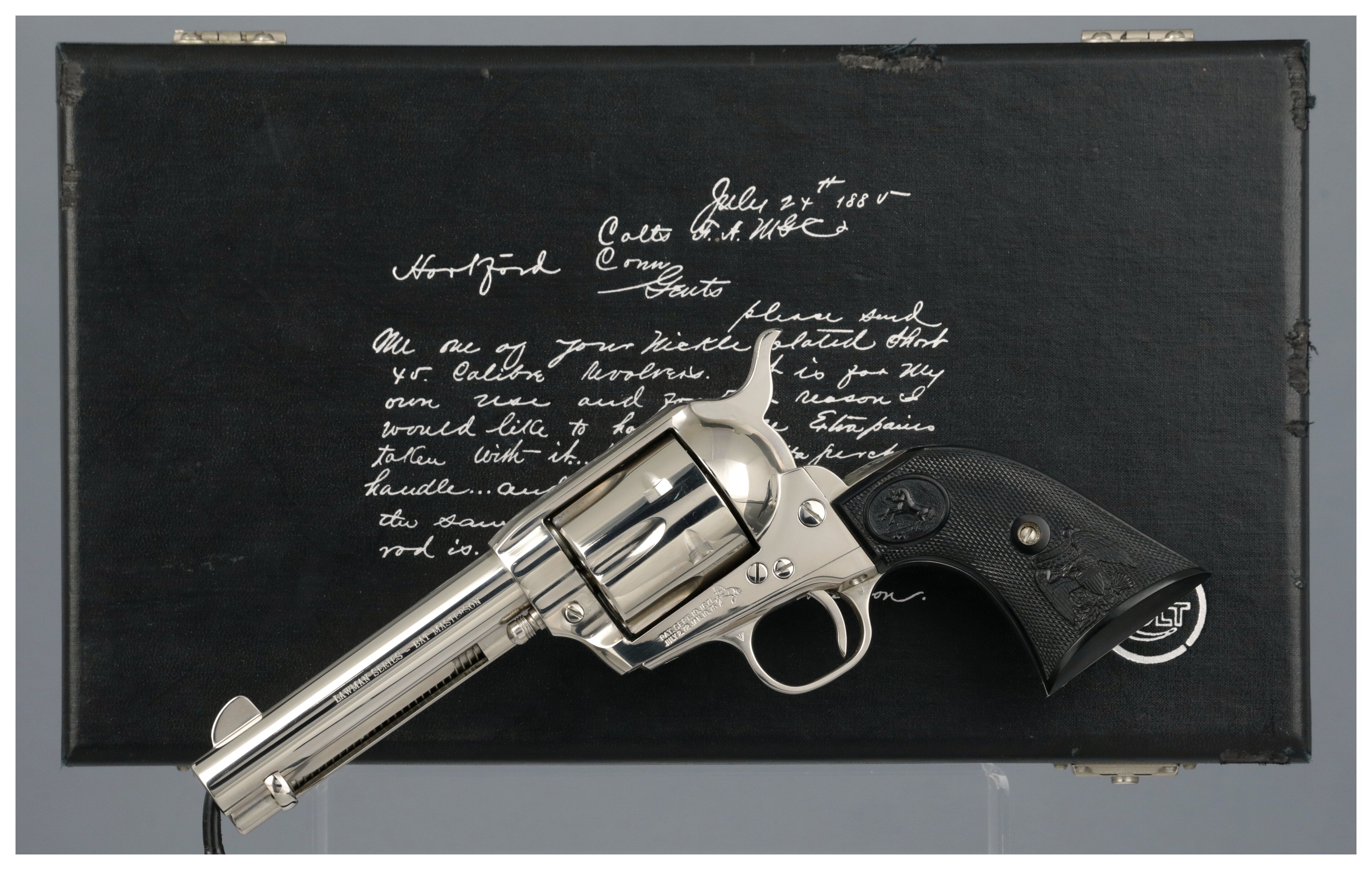 Colt Lawman Series Bat Masterson Commemorative Revolver | Rock Island ...