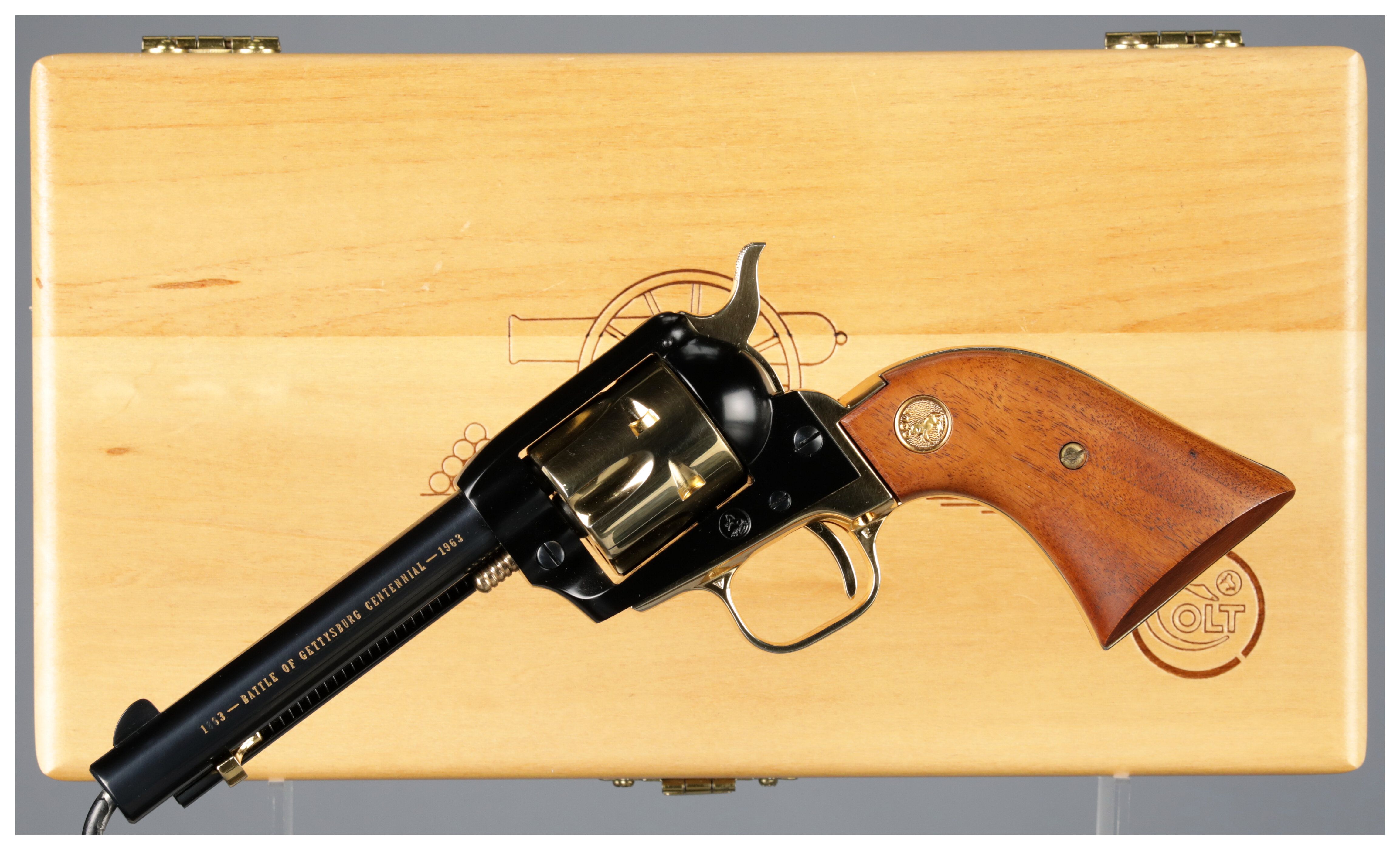 Colt Gettysburg Centennial Frontier Scout Revolver with Case | Rock ...
