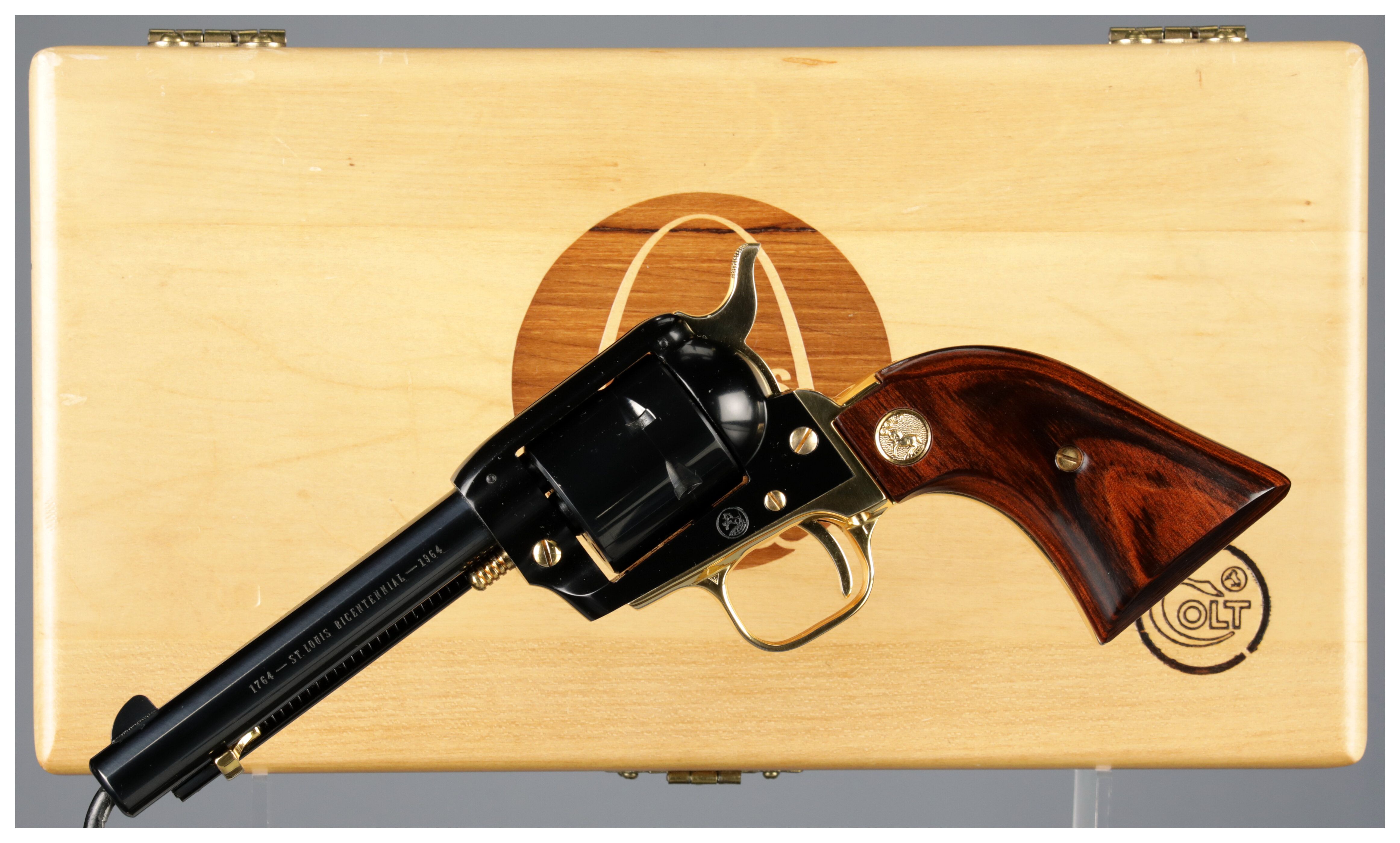 Colt Frontier Scout St. Louis Bicentennial Revolver with Case | Rock ...