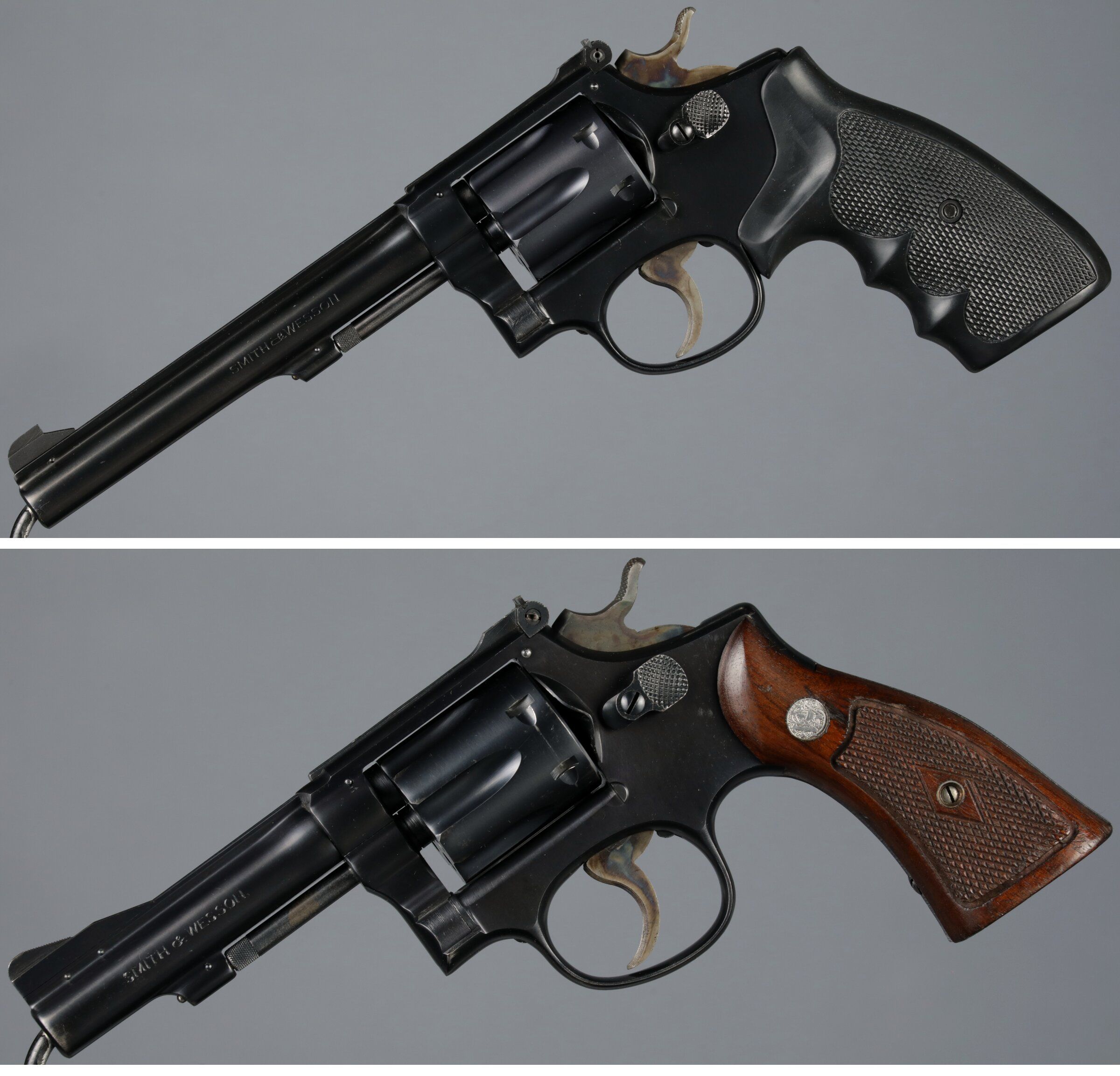 Two Smith & Wesson Model K-22 Double Action Revolvers | Rock Island Auction
