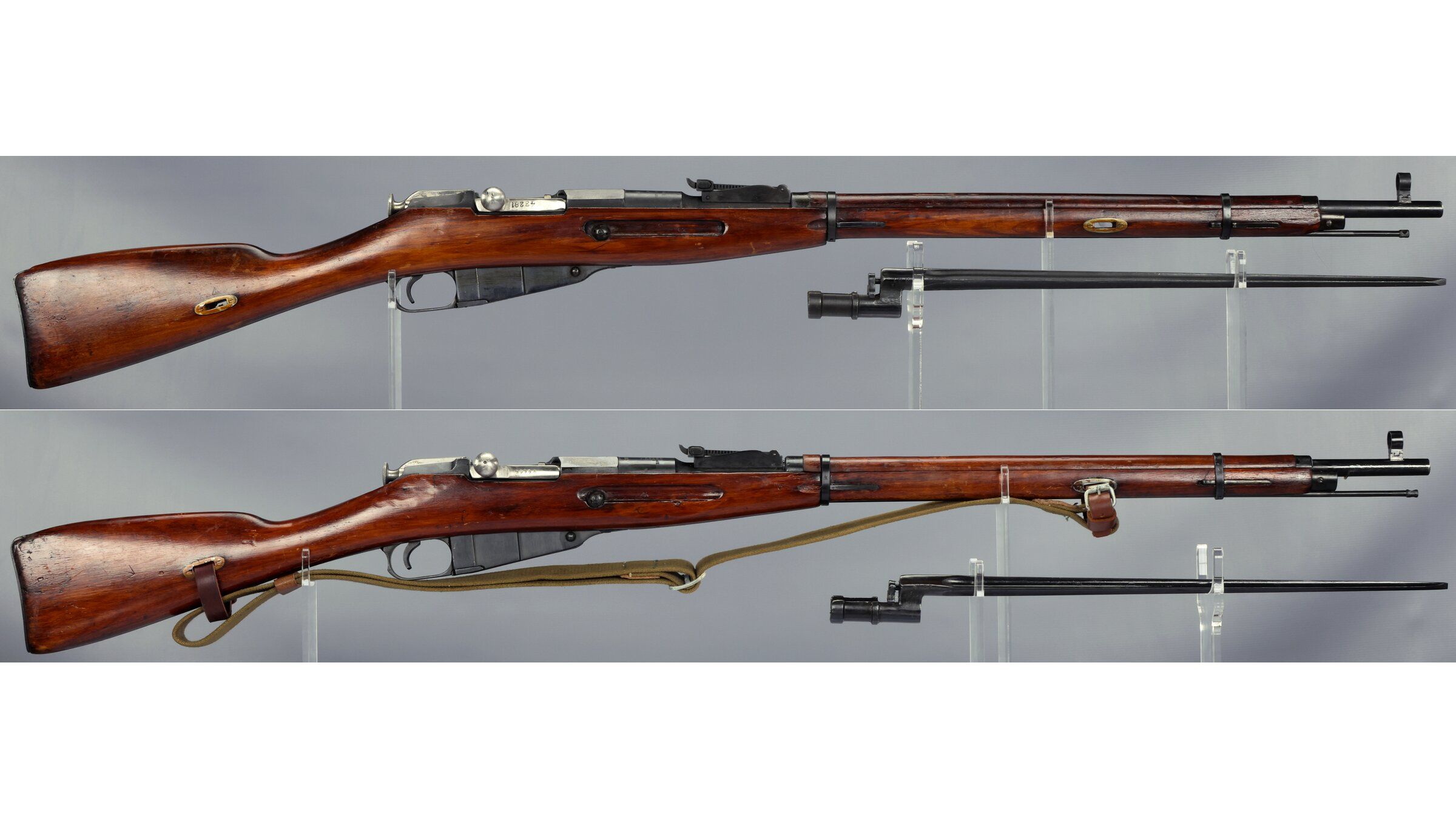Two Soviet "1928" Dated Model 1891/30 Bolt Action Rifles | Rock Island ...