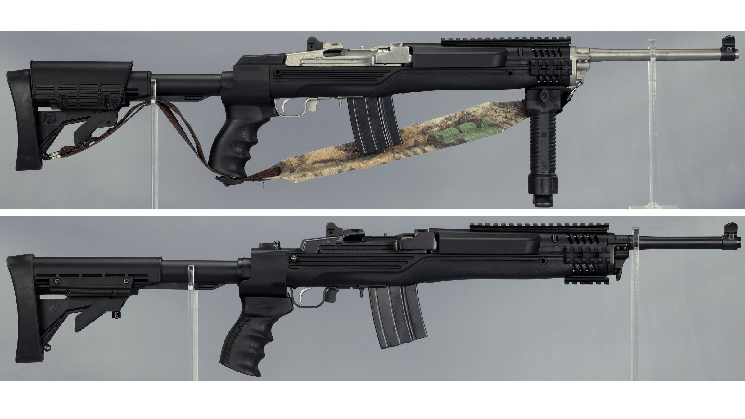 Two Ruger Semi-Automatic Rifles | Rock Island Auction