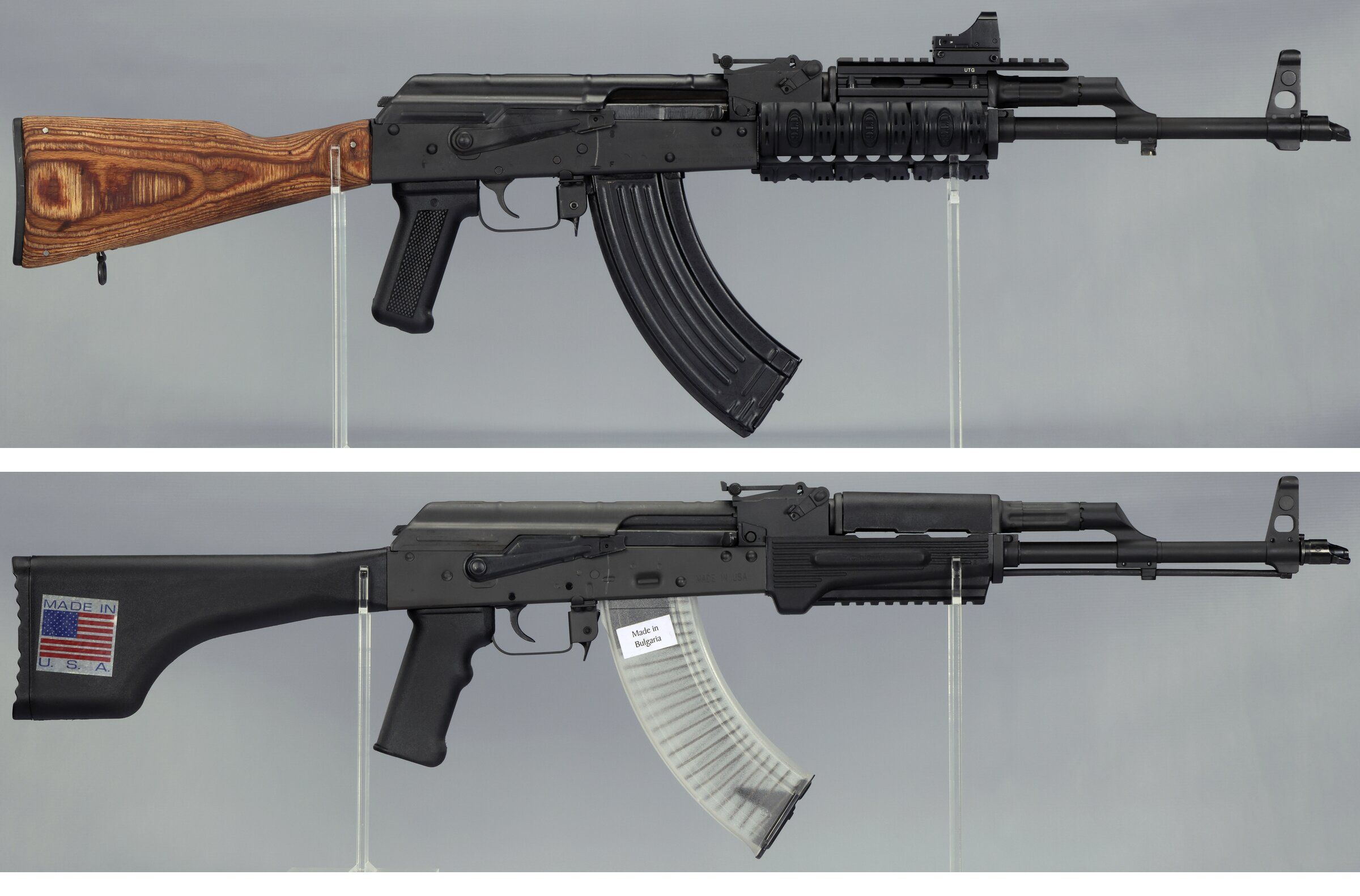 Two AK Pattern Semi-Automatic Rifles | Rock Island Auction