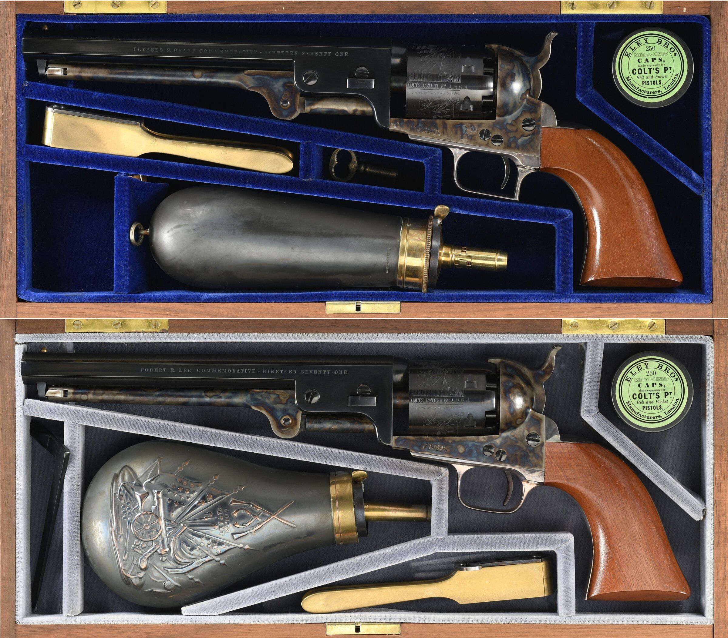 Matched Pair of Colt Grant-Lee Commemorative 1851 Navy Revolvers | Rock ...