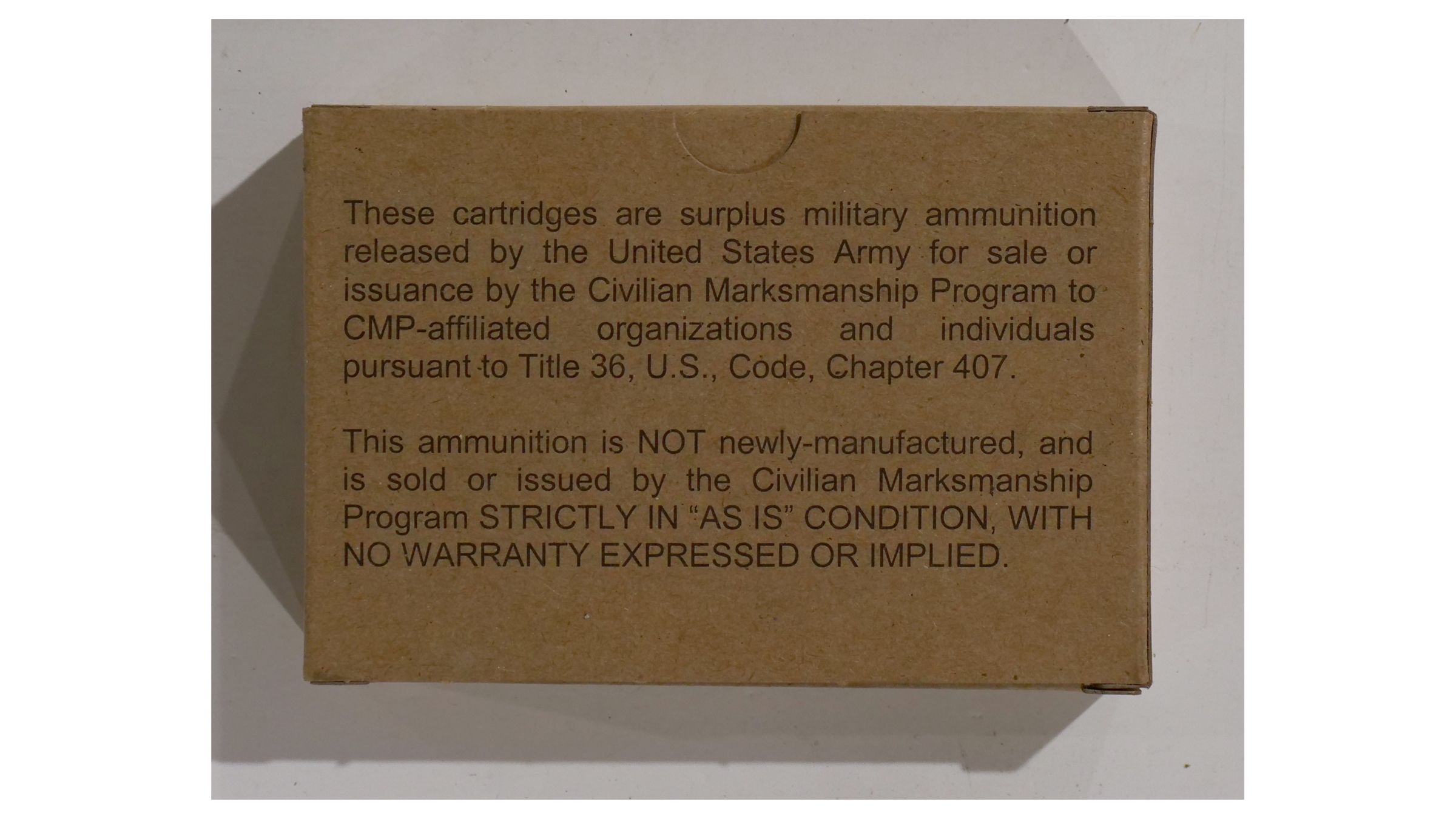 Ten Cans of CMP 30-06 Caliber Ammunition | Rock Island Auction