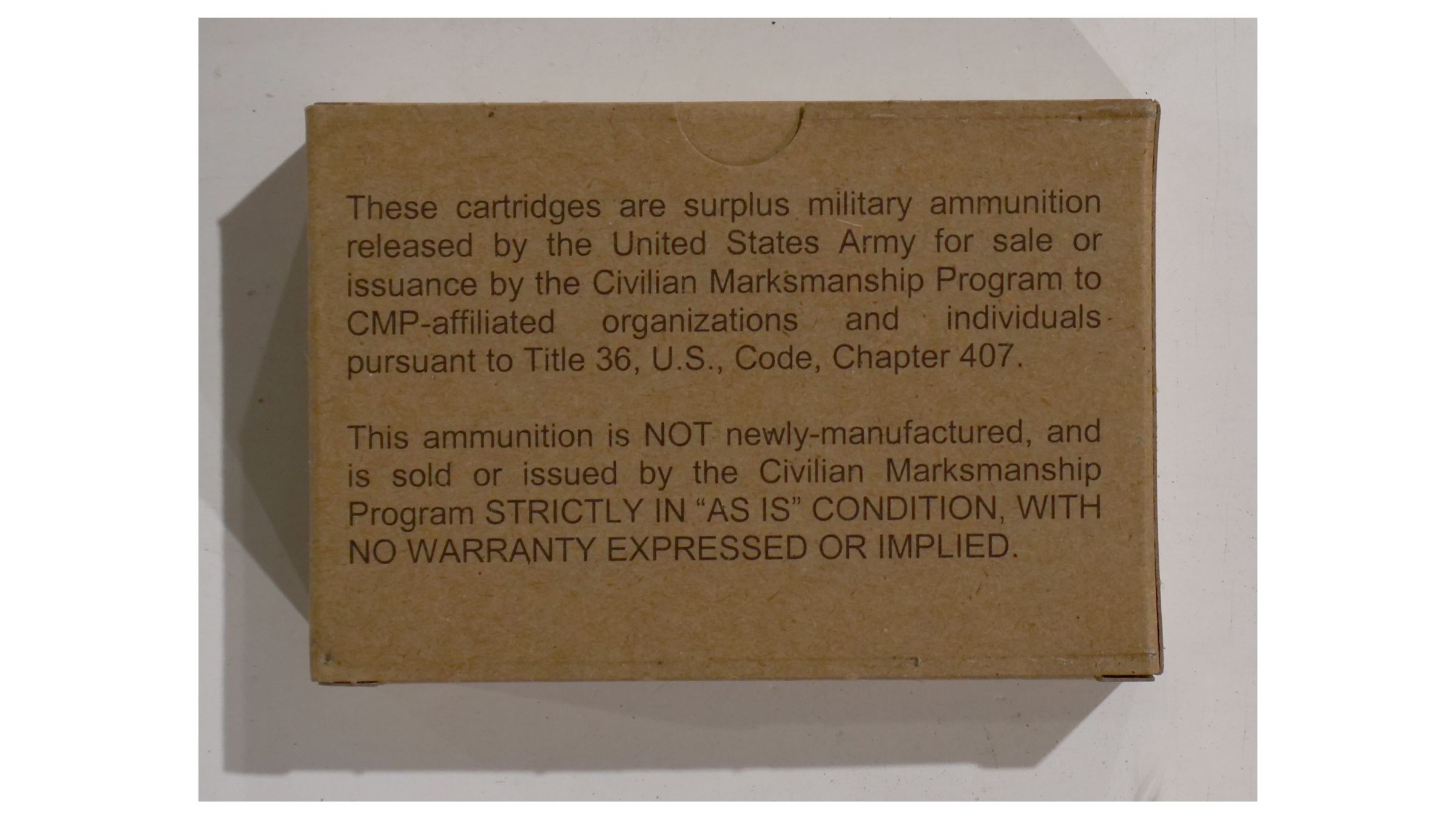 Ten Cans of CMP 30-06 Caliber Ammunition | Rock Island Auction