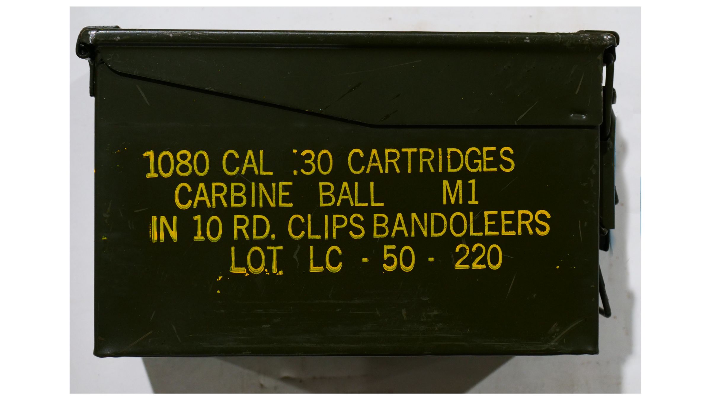 Four Assorted Cans of 30 M1 Carbine Caliber Ammunition | Rock Island ...