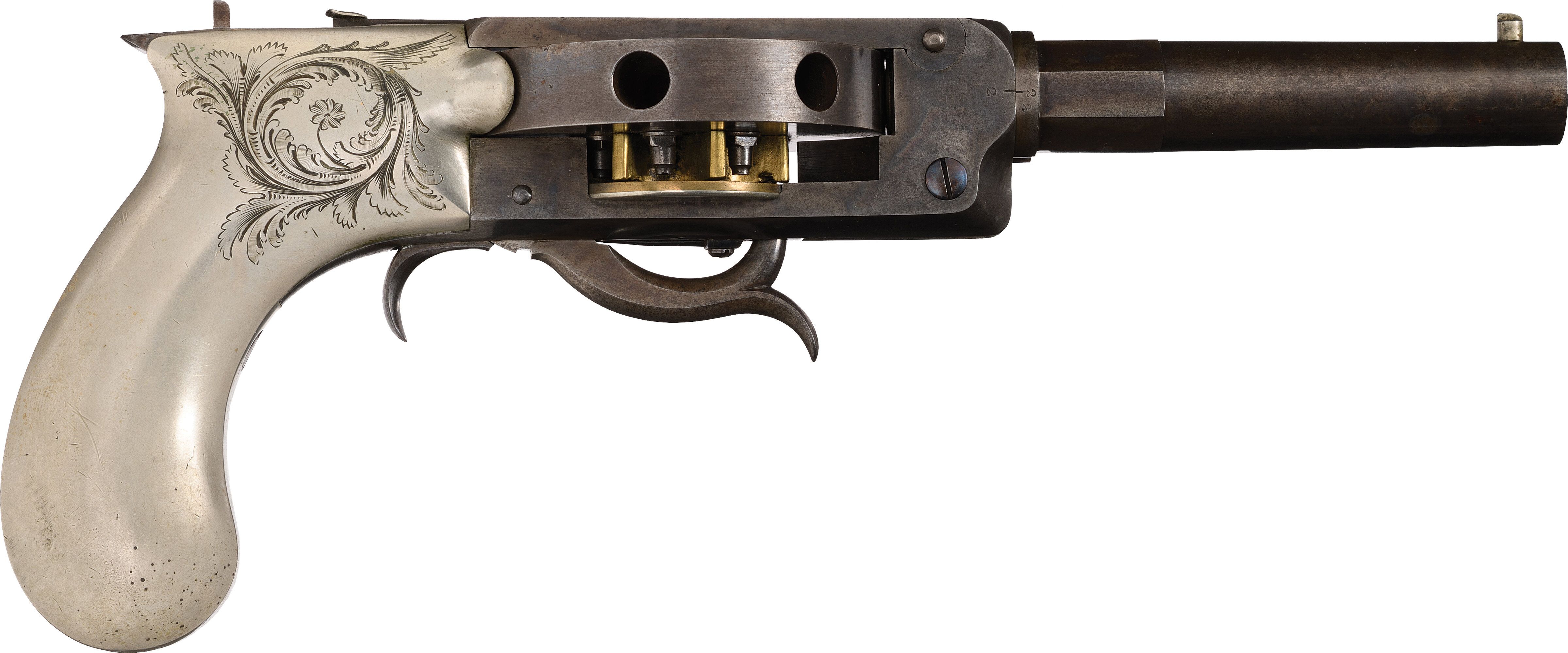 Serial Number 2 C.B. Allen Cochran Patent Turret Revolver | Rock Island ...