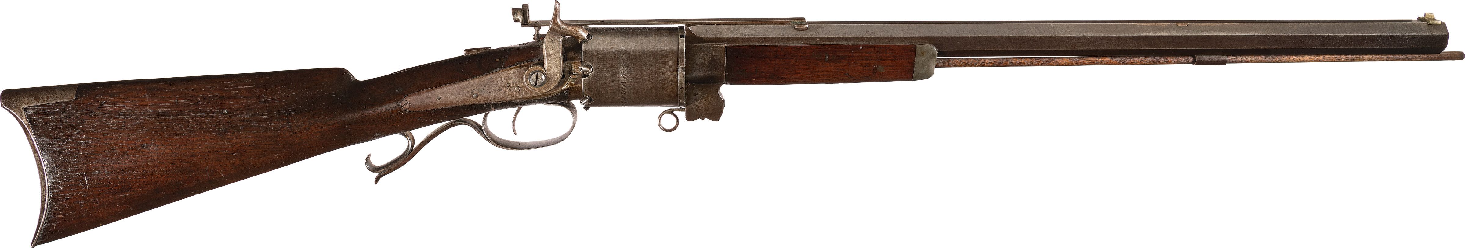 H. Vulpius Percussion Miller Patent/Billinghurst Revolving Rifle | Rock ...