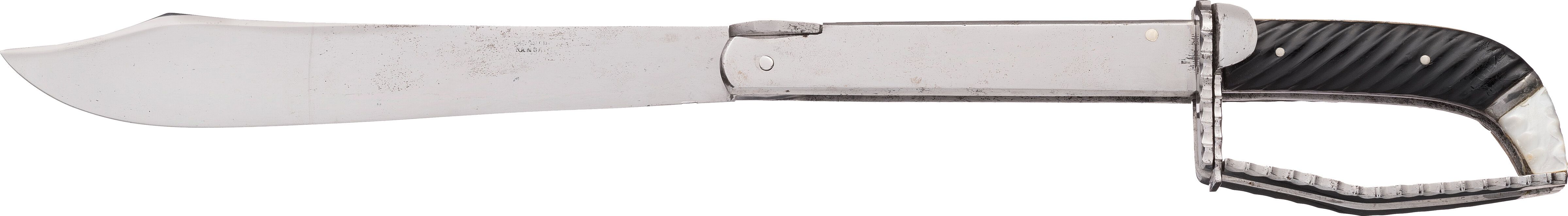 Belgian Snap-Action Folding Cutlass/Machete by Arnould of Namur | Rock ...