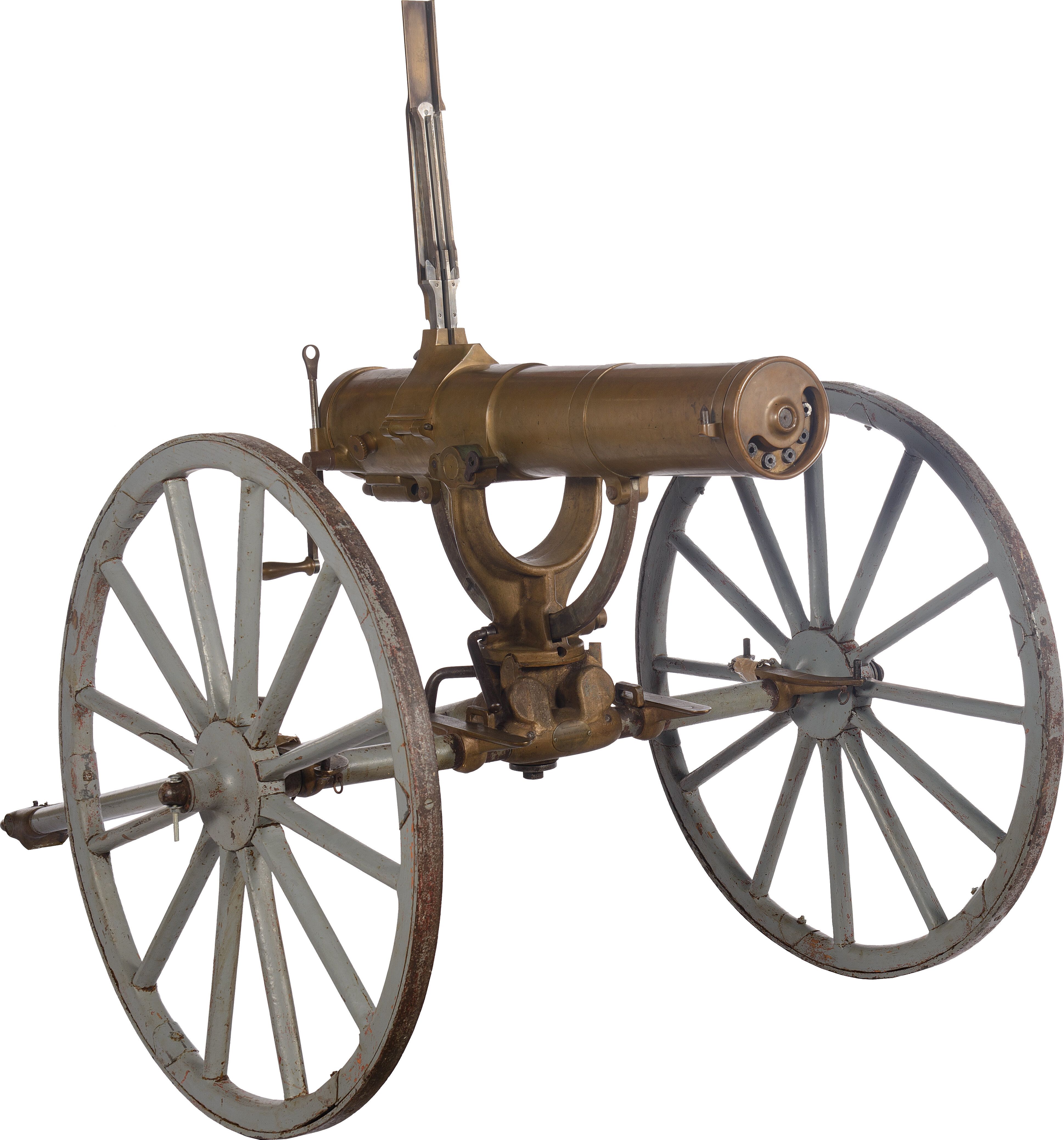 Colt U.S. Navy Mark II Model 1900 Gatling Gun with Carriage | Rock ...