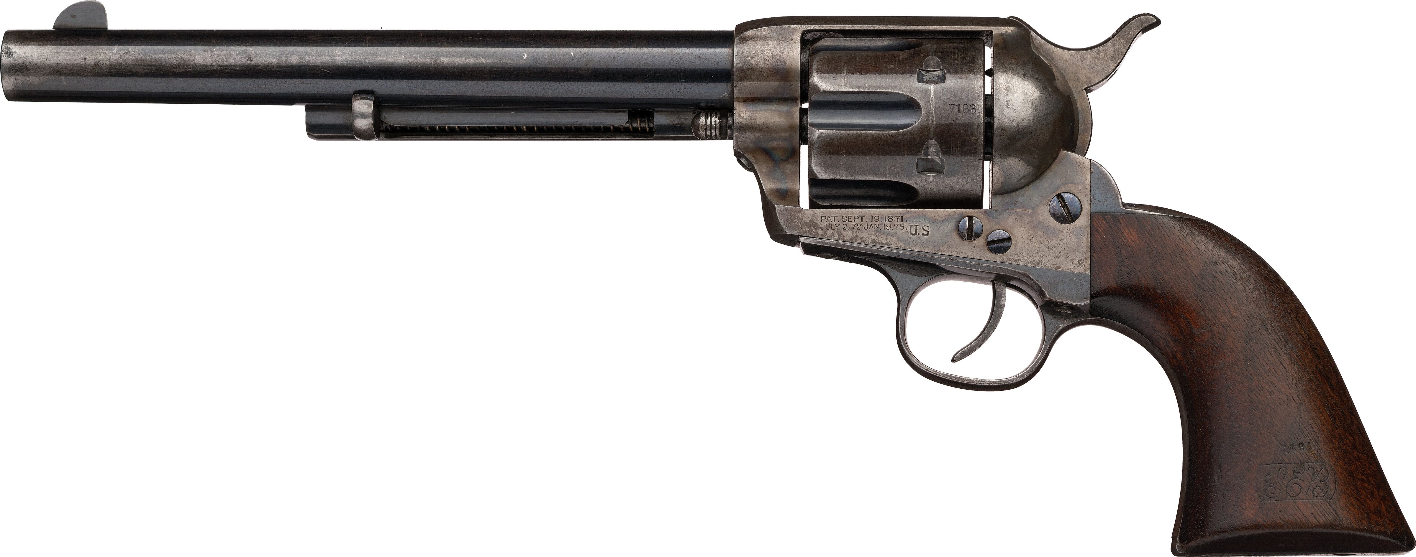 U.S. Carr Inspected Colt Cavalry Model Single Action Army | Rock Island ...