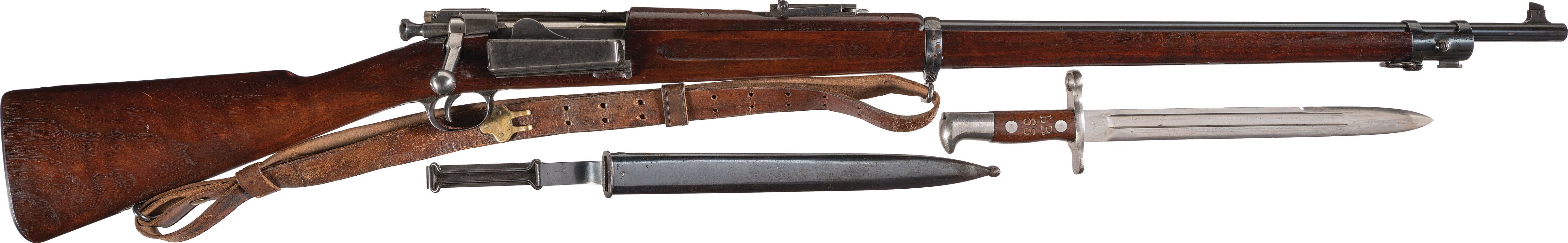U.S. Springfield Model 1898 Krag-Jorgensen Rifle with Bayonet | Rock ...