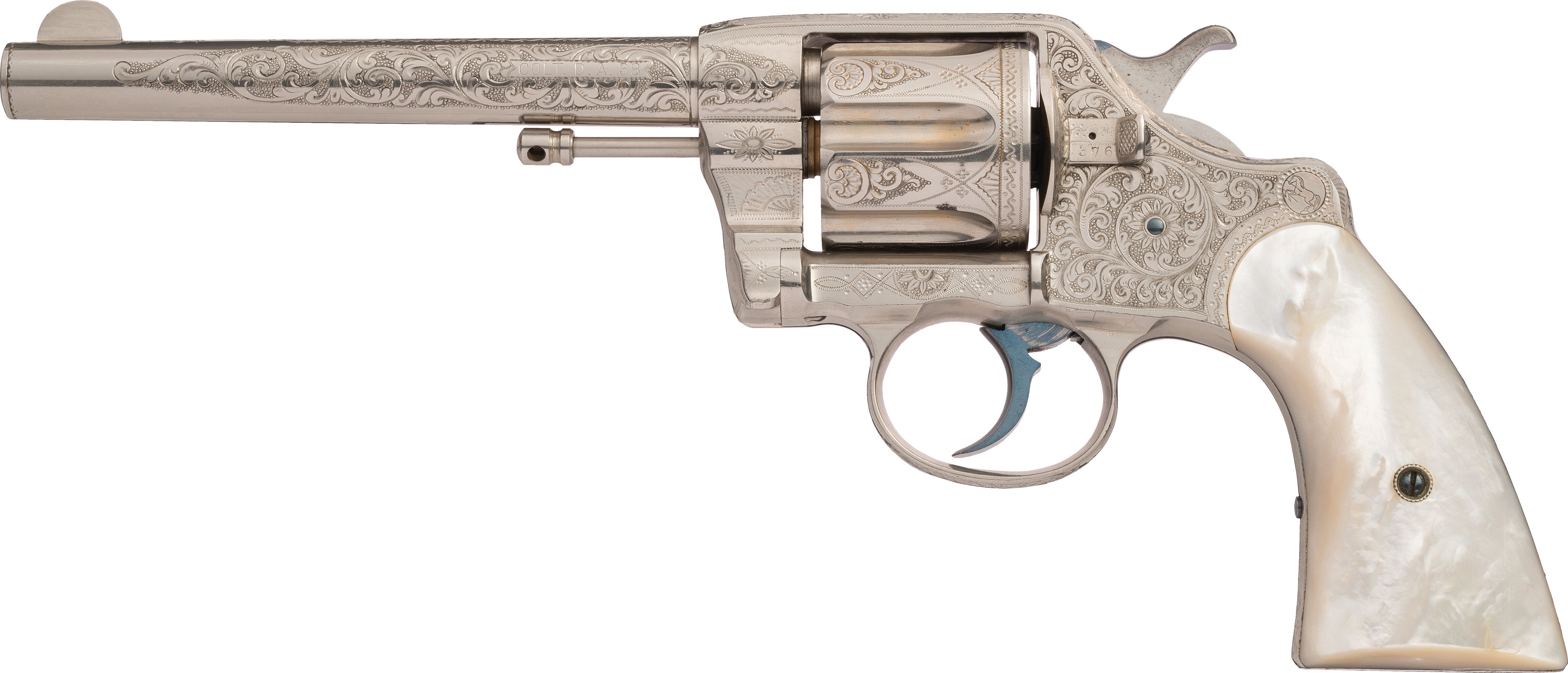 Factory Engraved Colt Model 1889 Revolver | Rock Island Auction