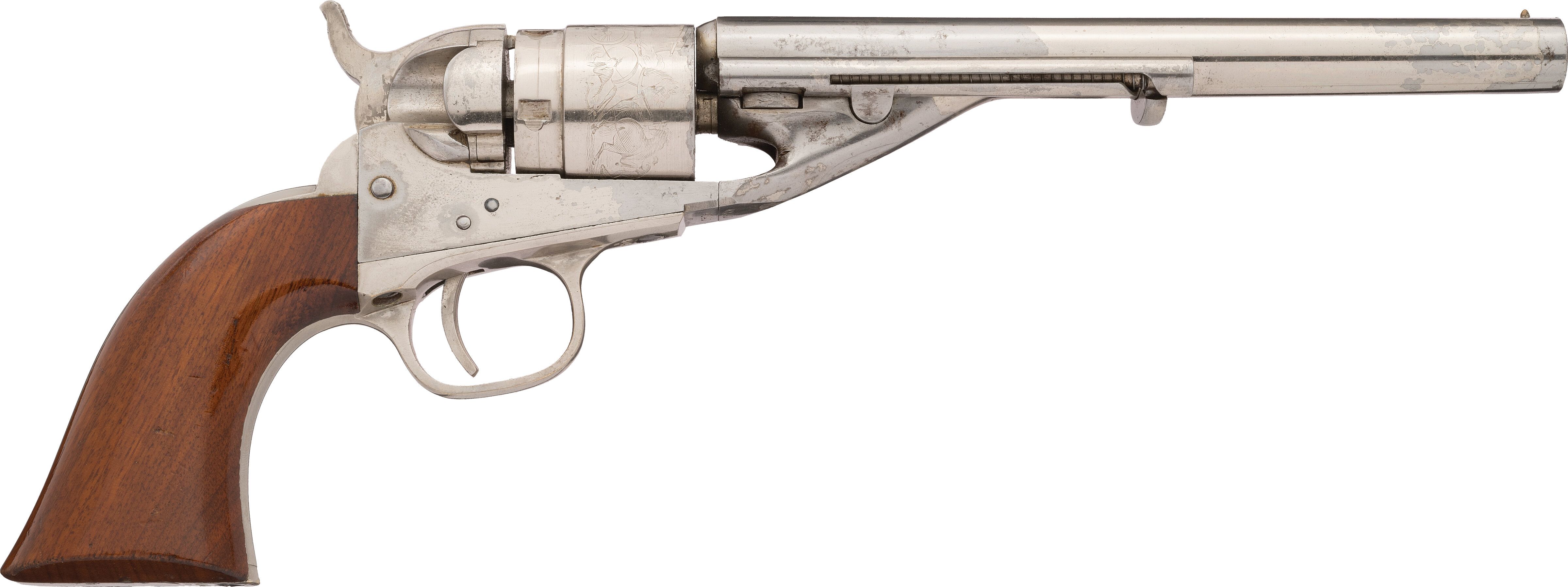 Colt Pocket Navy Conversion Revolver with Long Barrel | Rock Island Auction
