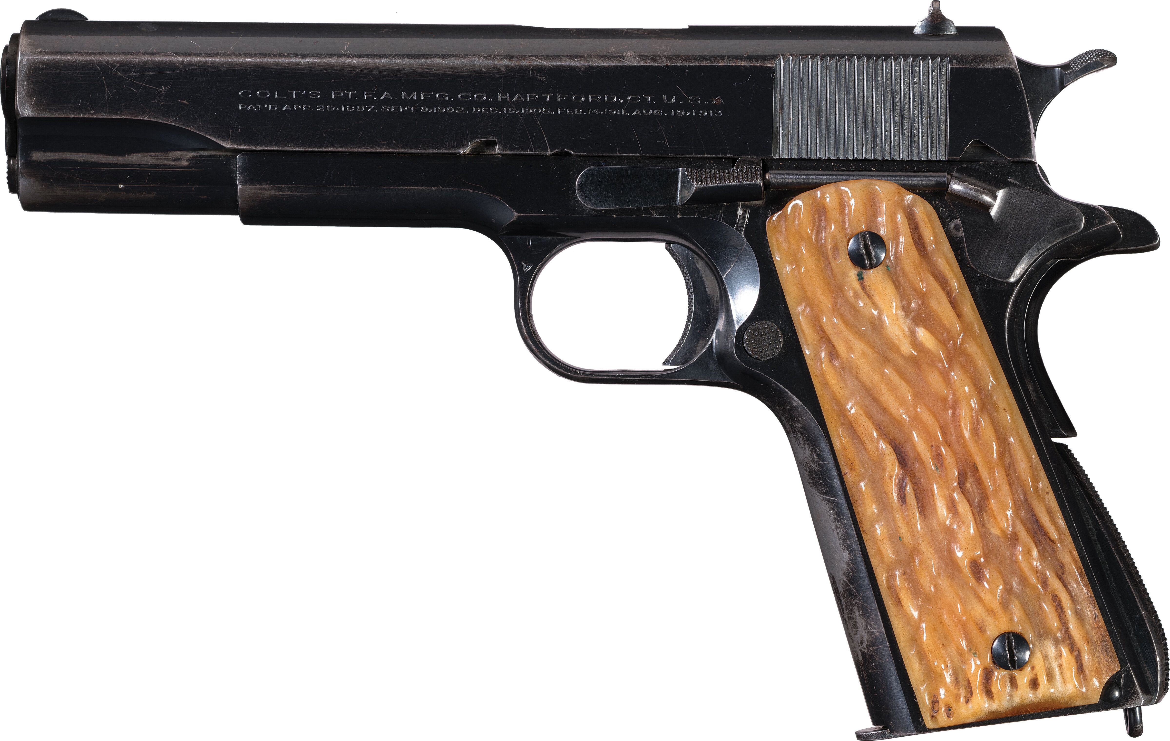 Texas Ranger Jay Banks' Colt Government Model Pistol | Rock Island Auction