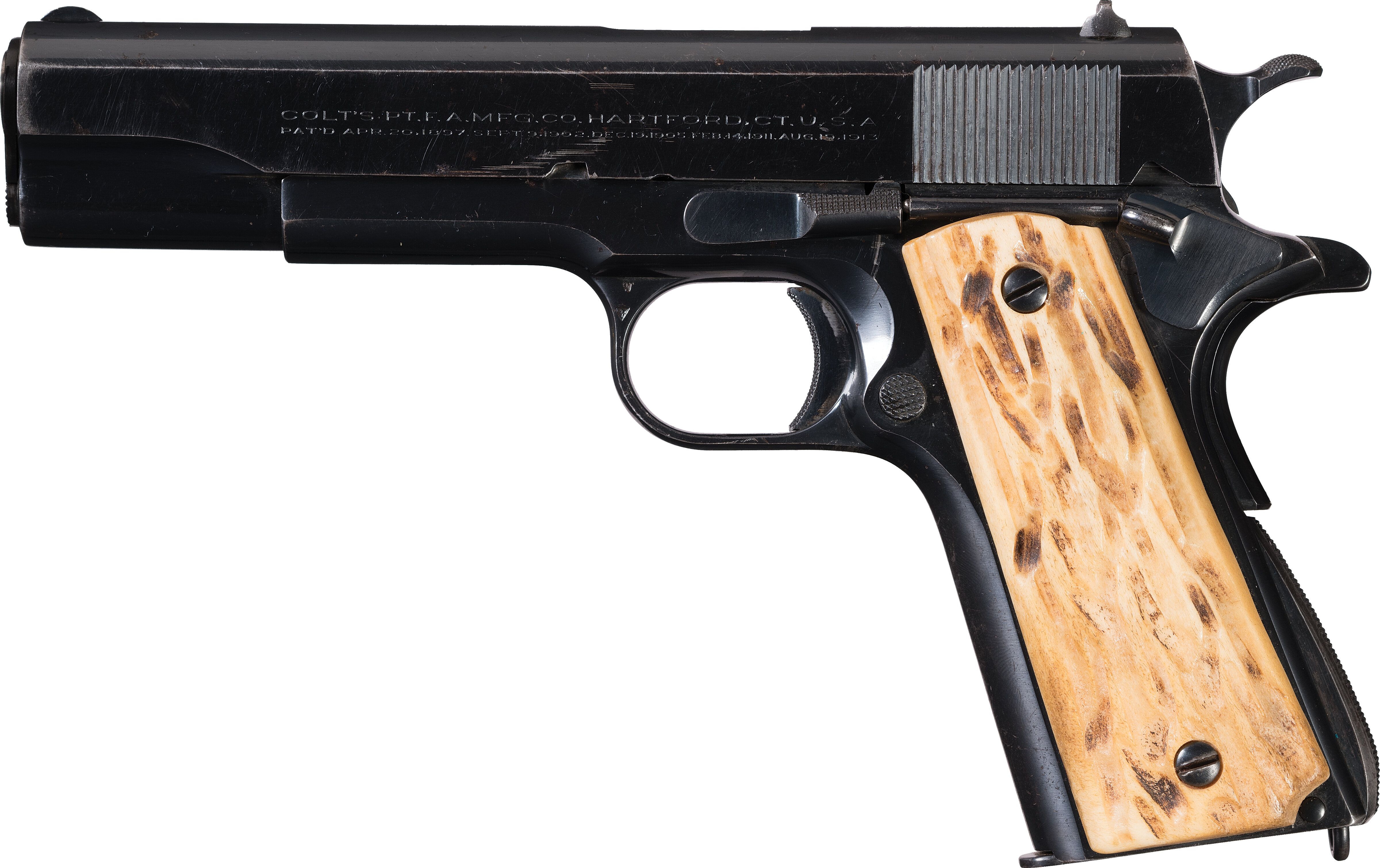 Texas Ranger "Jay" Banks' Colt Government Model Pistol | Rock Island ...