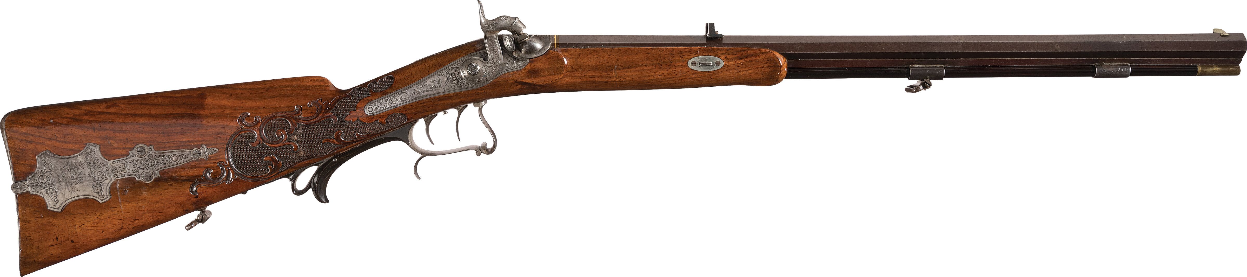 M. Zeller Percussion Sporting Rifle Made for a Child | Rock Island Auction