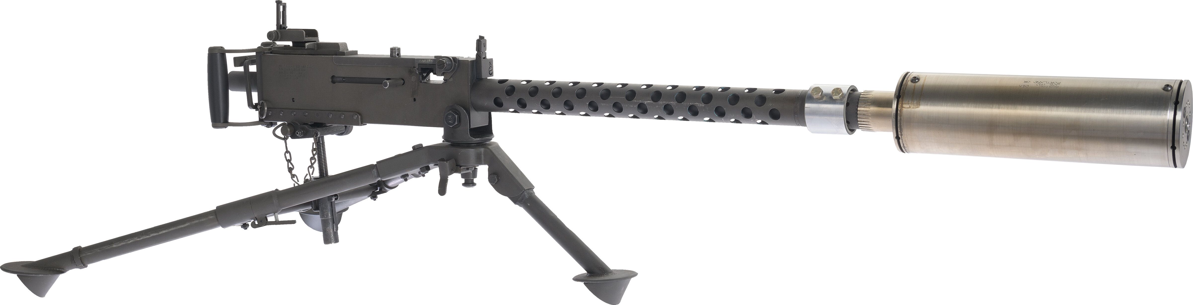 Silenced Inland Arms 1919A4 Machine Gun, Class III/NFA MG | Rock Island ...