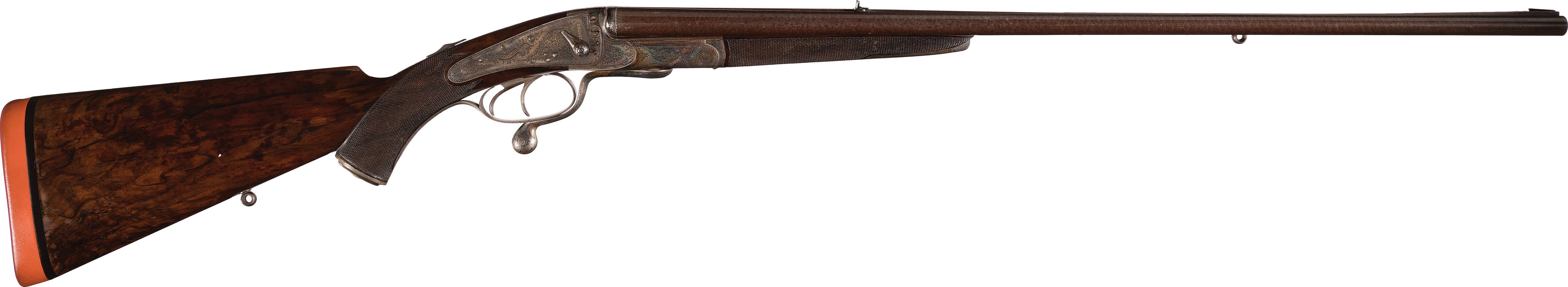 Engraved Alexander Henry Hammerless Sidelock Double Rifle | Rock Island ...