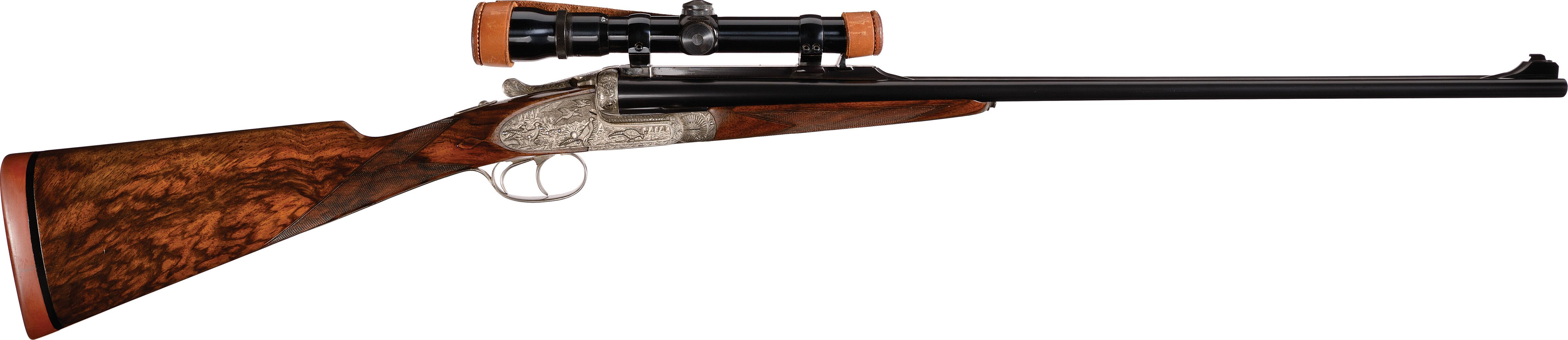 V. Sarasqueta Sidelock Double Rifle Attributed to Elmer Keith | Rock ...