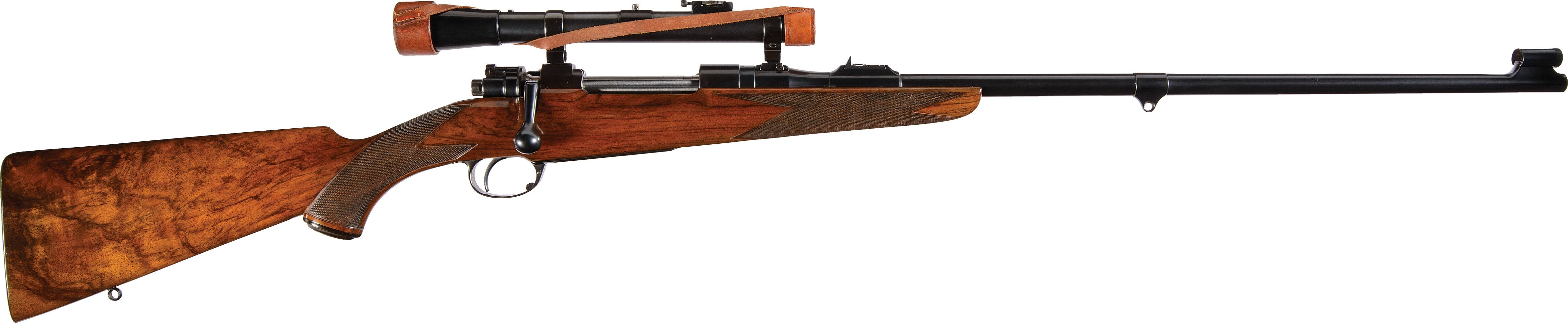 Rigby Mauser Model 98 Sporting Rifle In 350 Express With Scope Rock
