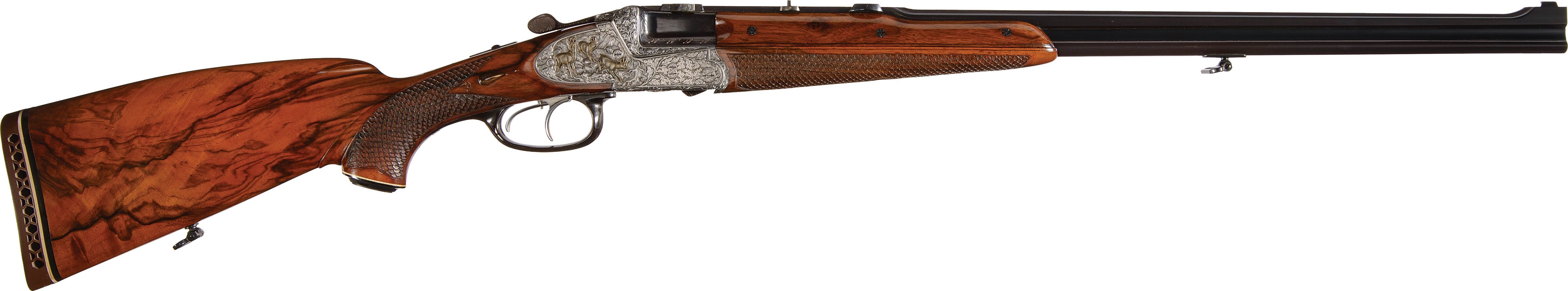 Engraved Franz Sodia Multi-Caliber Over/Under Double Rifle | Rock ...