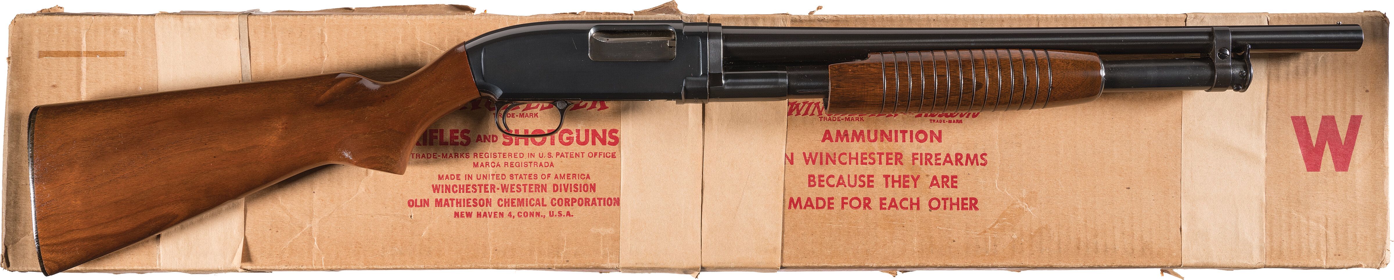 Winchester Model 12 Slide Action Riot Gun with Box | Rock Island Auction