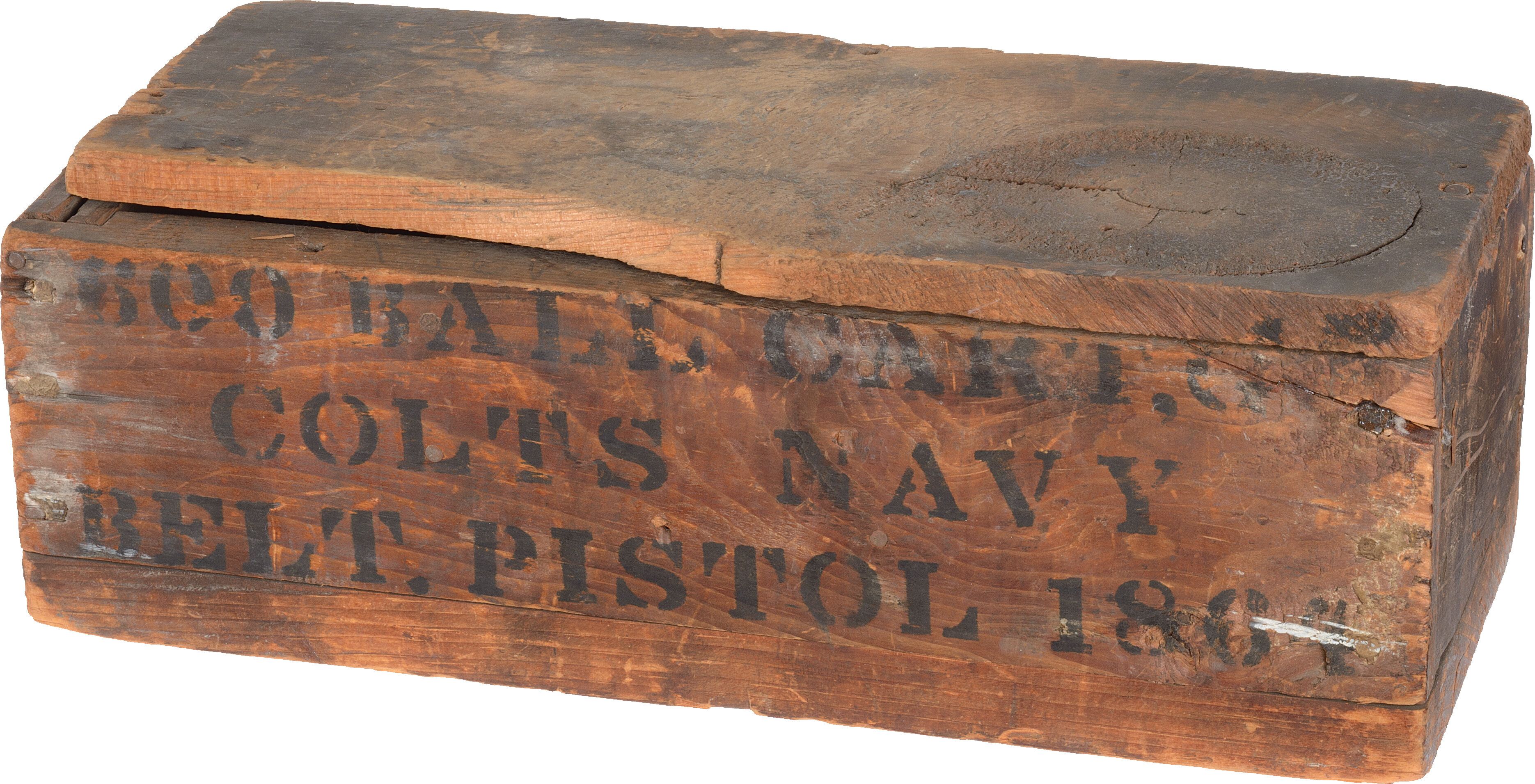 Watervliet Arsenal Marked Crate for Colt "Skin" Cartridges | Rock ...