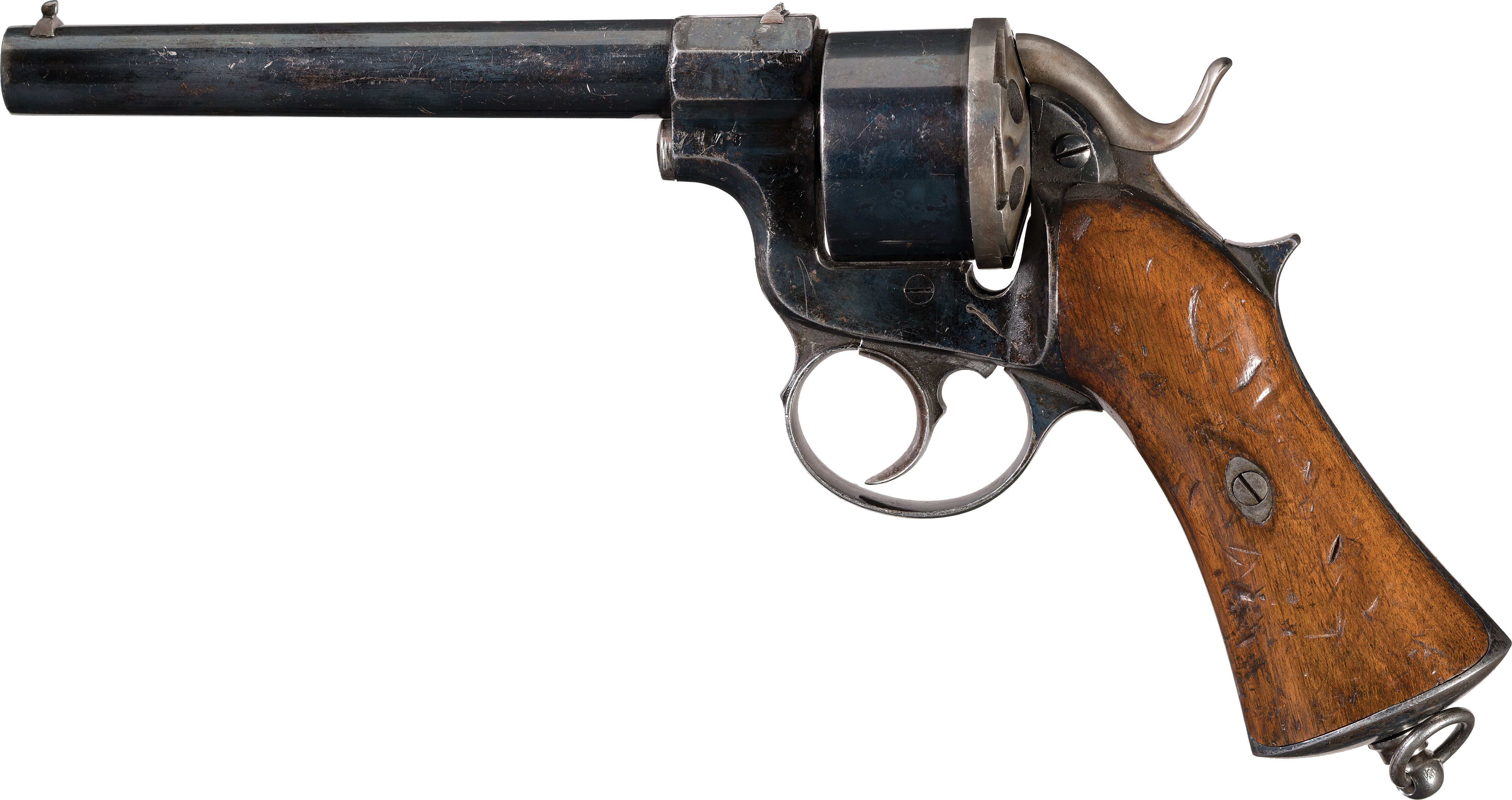 Civil War Era Model 1860 Pidault-Cordier Double Action Revolver | Rock ...