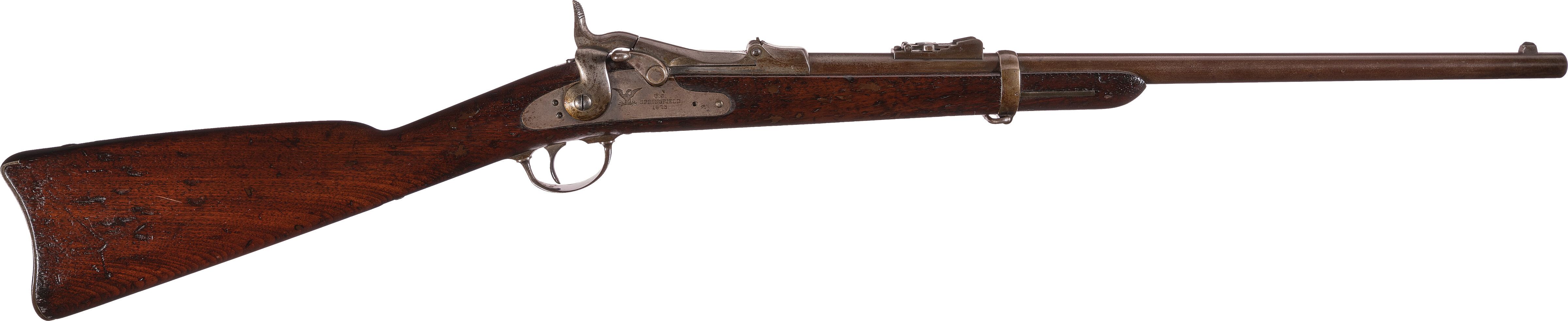 Custer Era U S Springfield Armory Model 1873 Trapdoor Carbine Rock