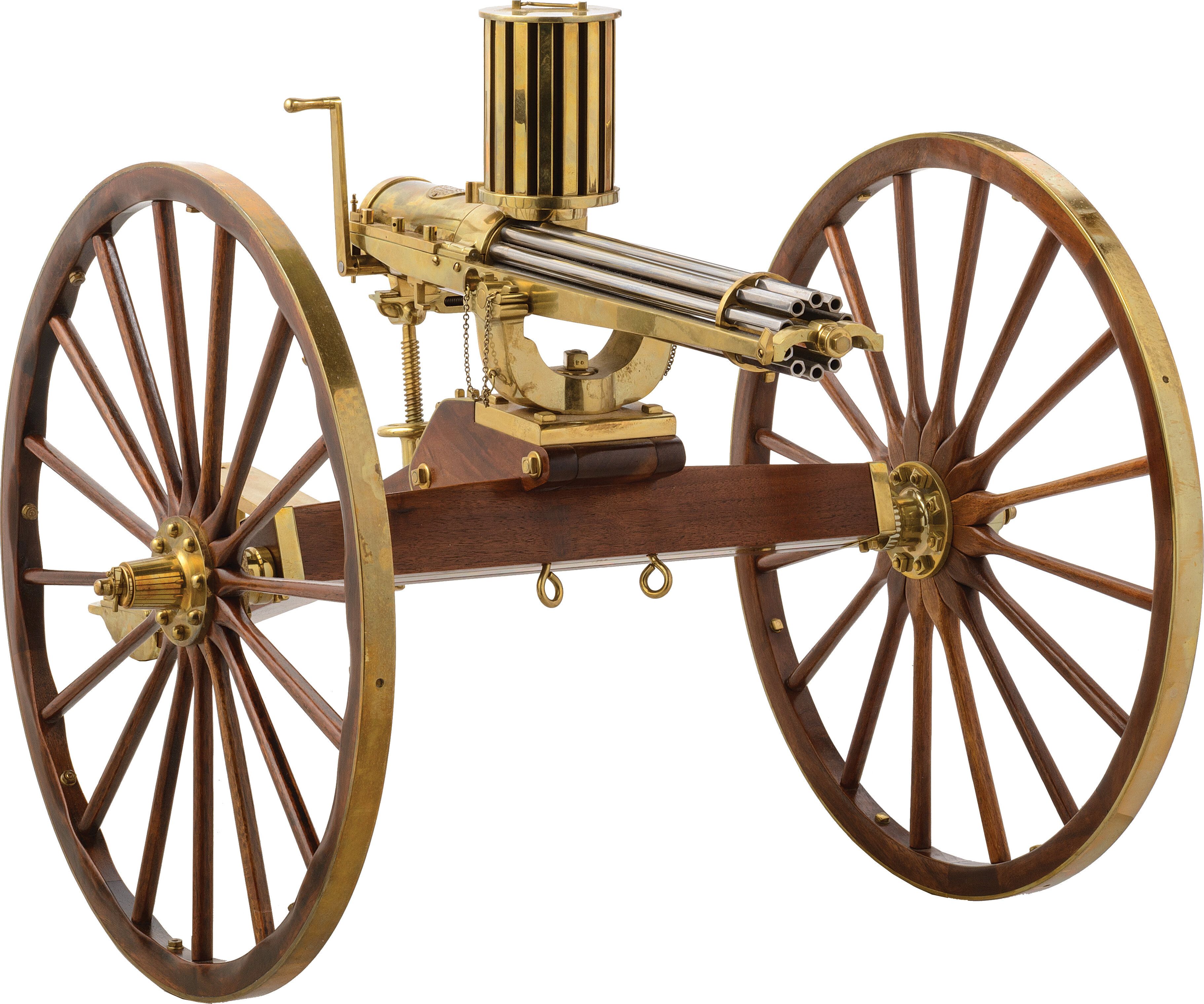 Furr Miniature Model 1874 Gatling Gun and Carriage | Rock Island Auction