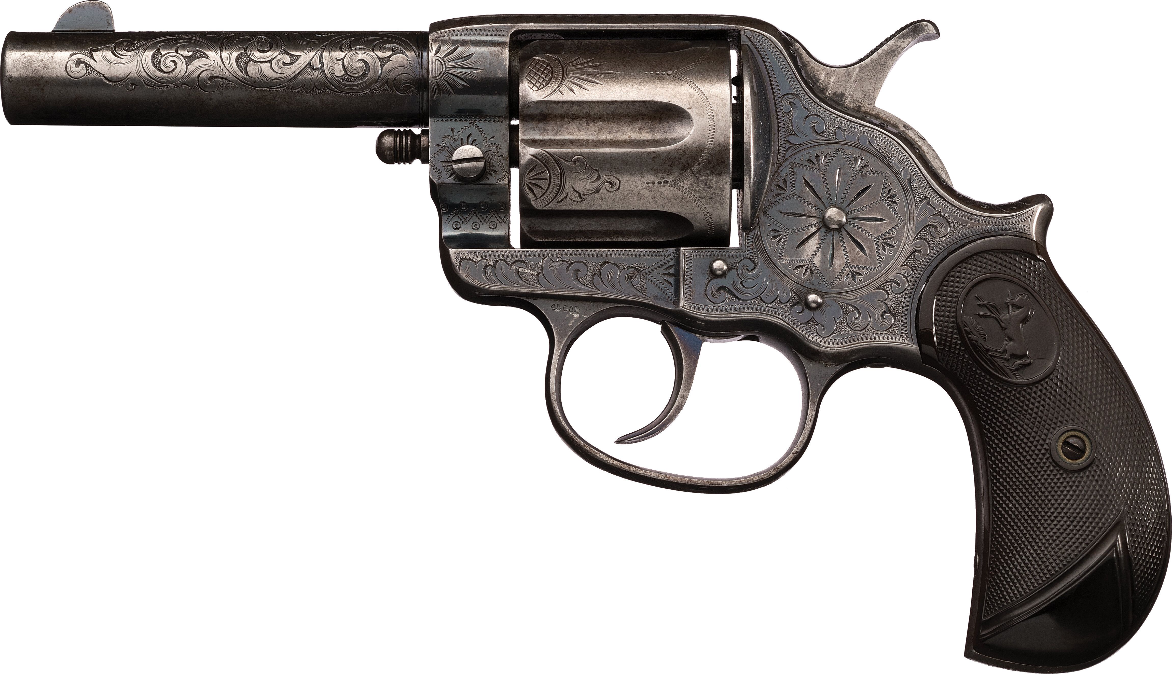 Antique Factory Engraved Colt Sheriff's Model 1878 Revolver | Rock ...