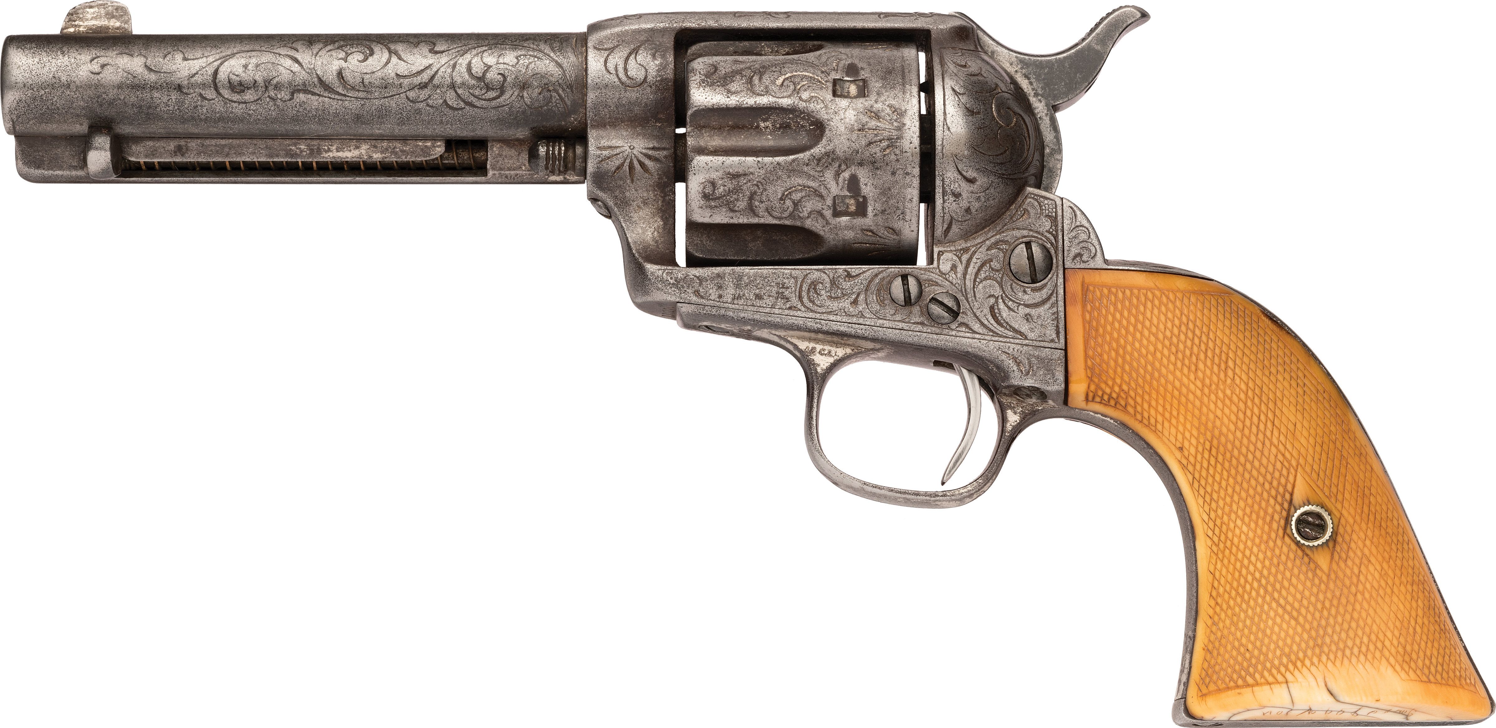 Soft Shipped Hartley & Graham Engraved Colt SAA Revolver | Rock Island ...