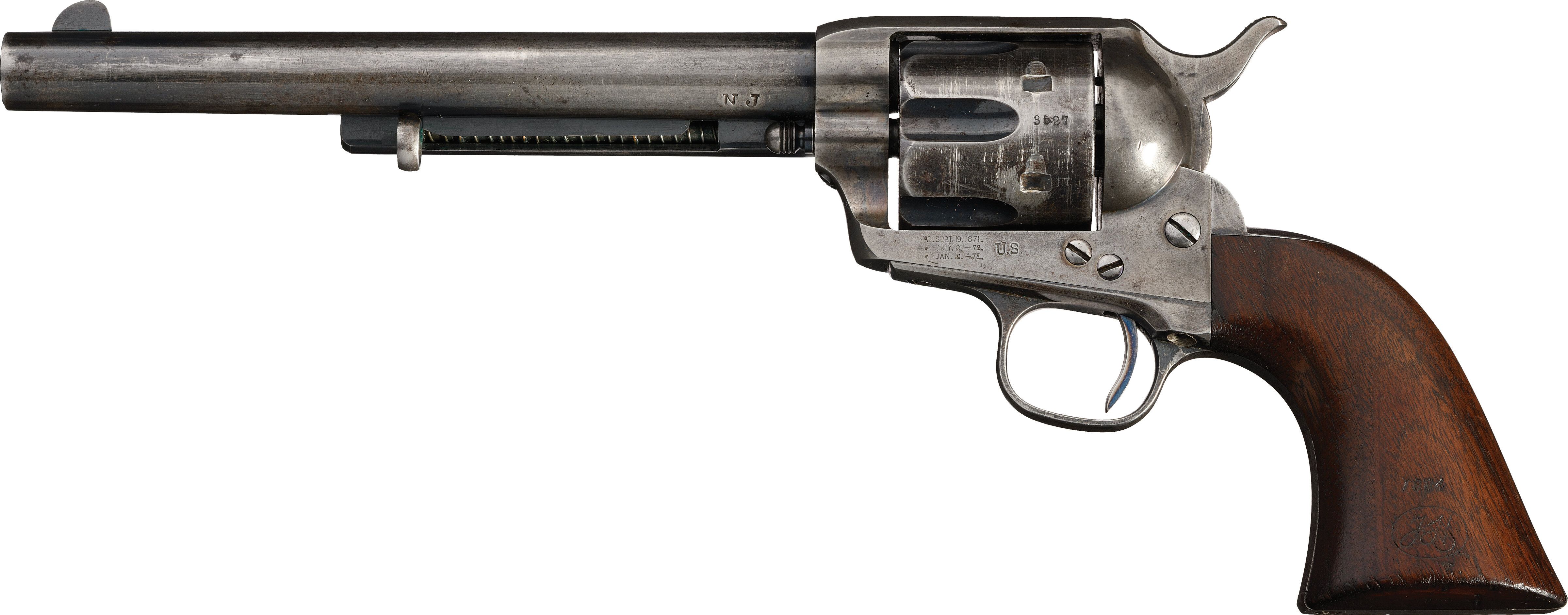 Colt Cavalry Model/New Jersey Militia Single Action Revolver | Rock ...