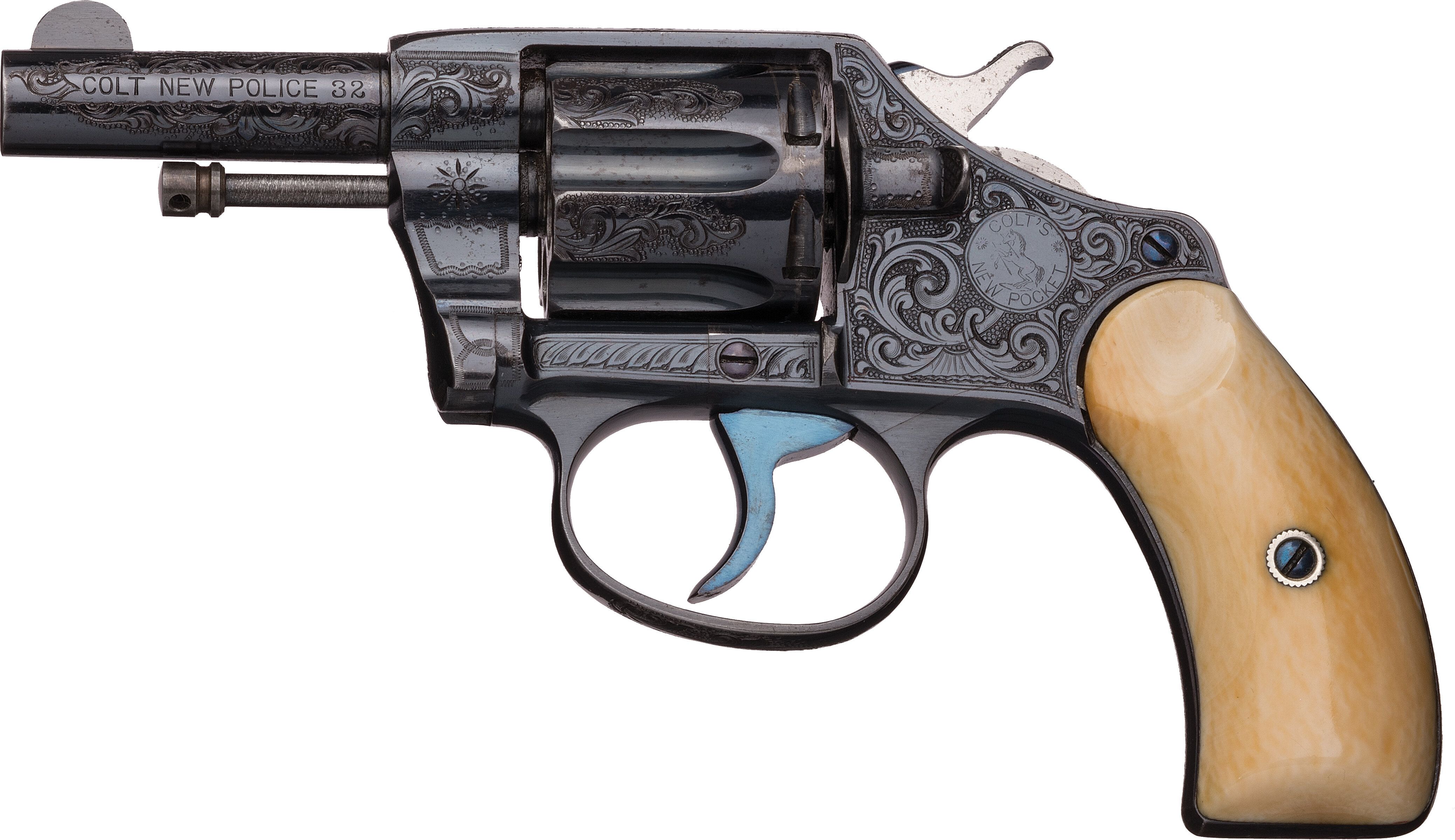 Factory Engraved Colt New Pocket .32 Double Action Revolver | Rock ...