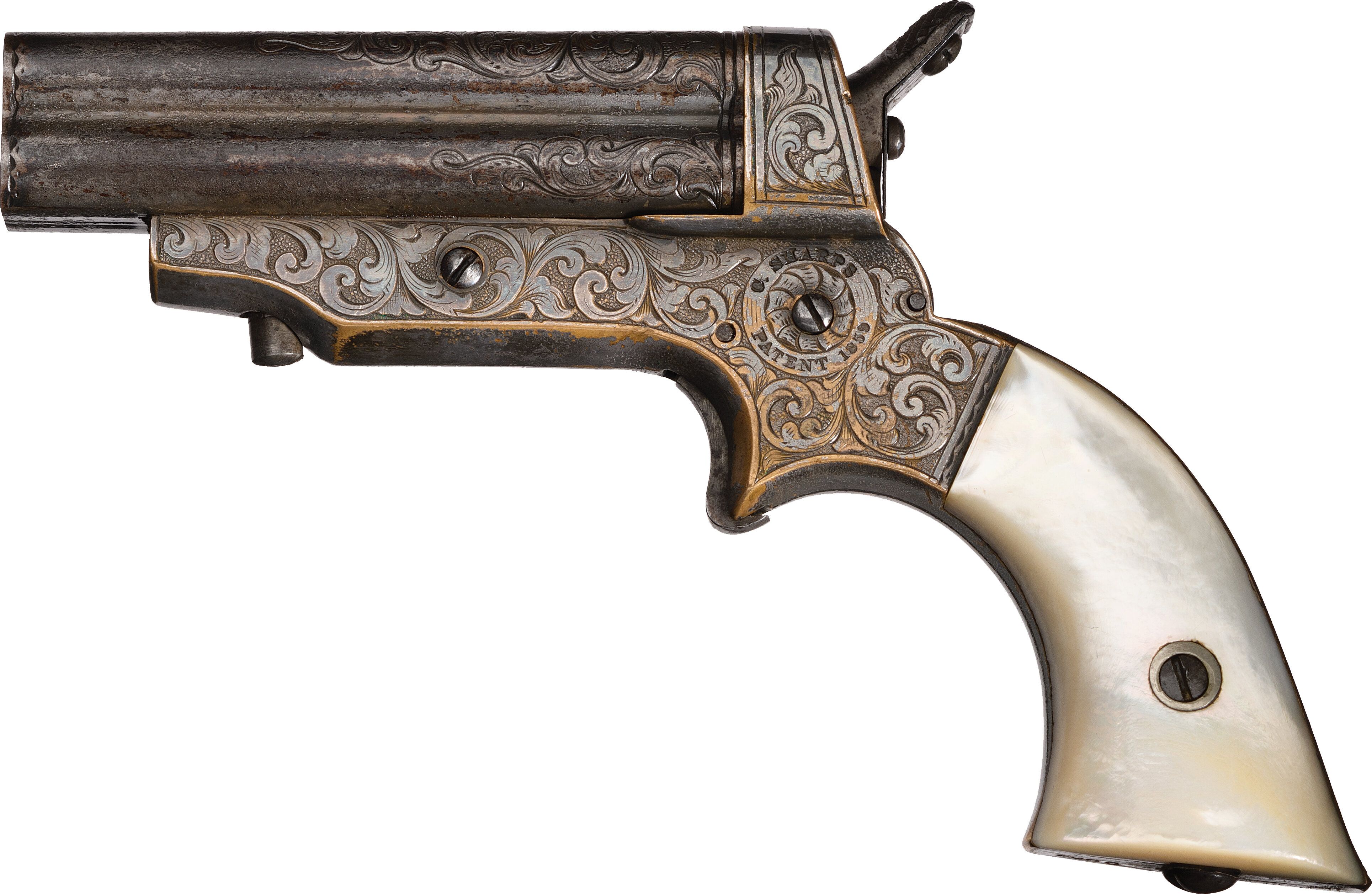 Factory Engraved Sharps Model 1A Pepperbox | Rock Island Auction