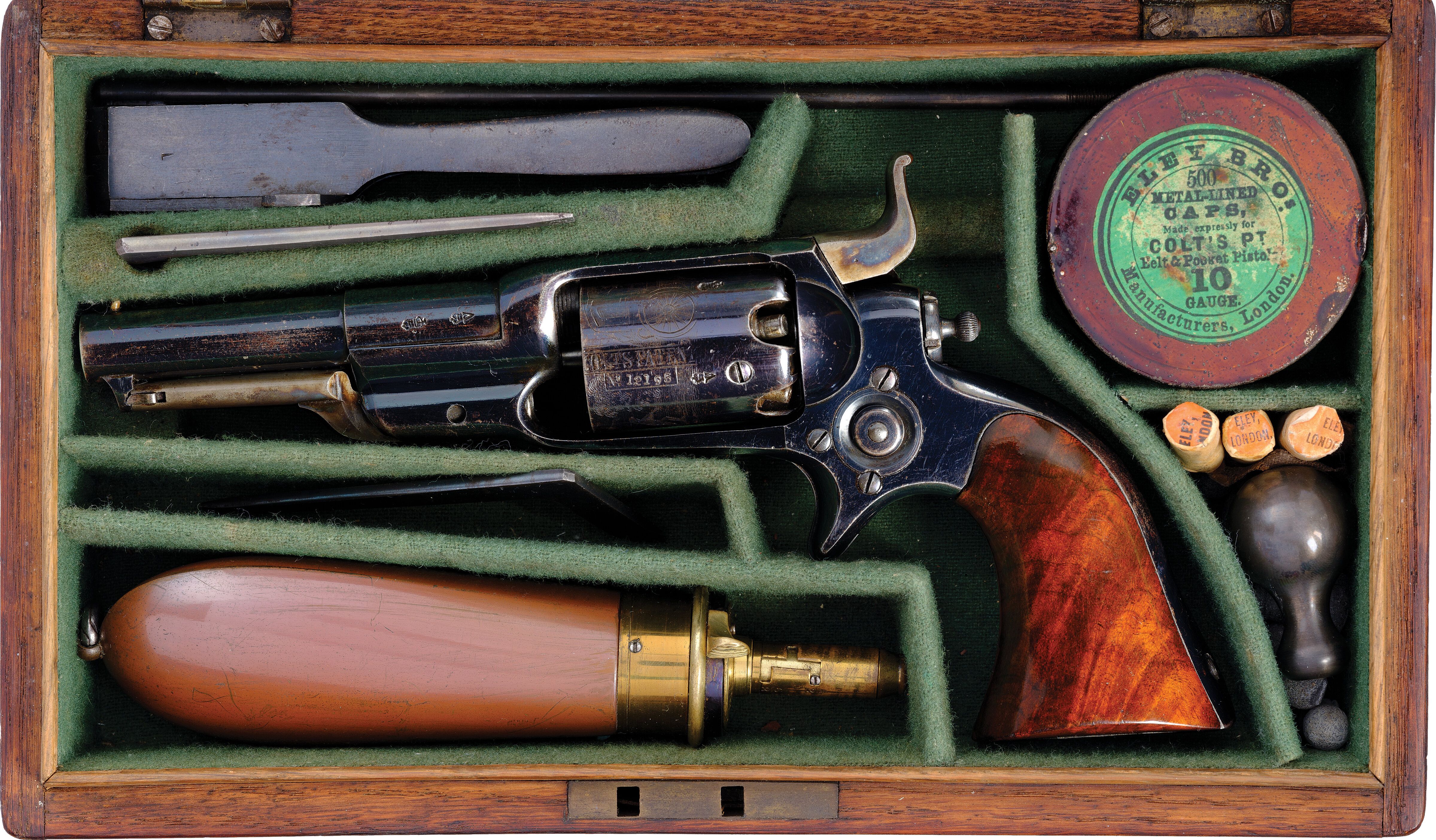 Cased London Address Colt Model 1855 Pocket Revolver | Rock Island Auction