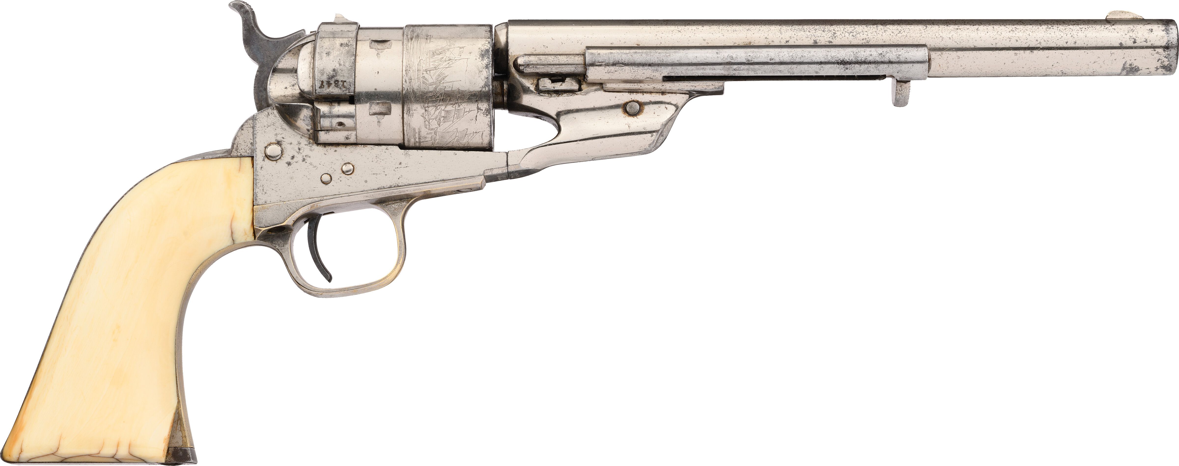 Col. Daniel Huston's Colt 1860 Army Richards Conversion Revolver | Rock ...