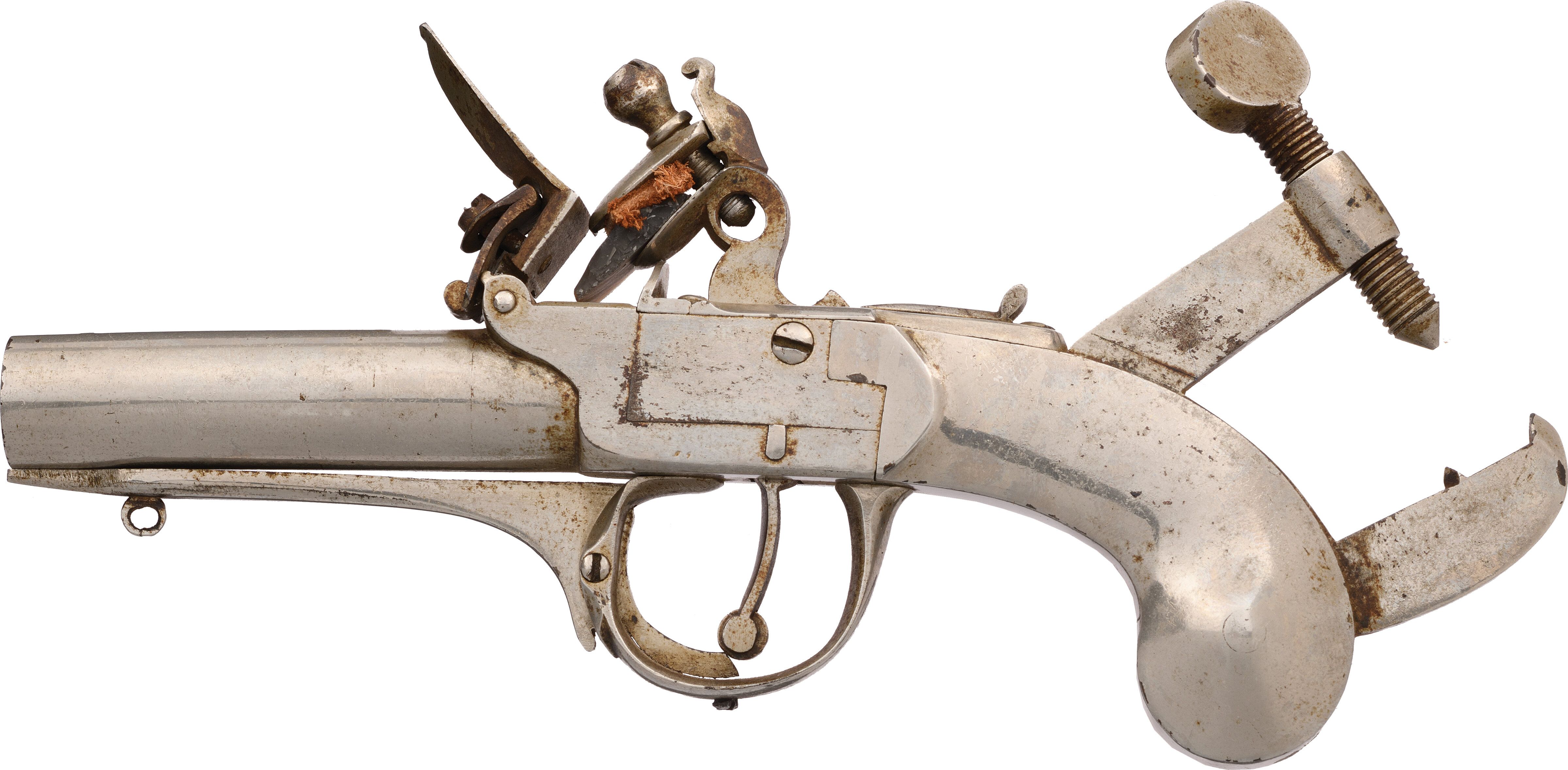 Flintlock Trap/Alarm Pistol | Rock Island Auction