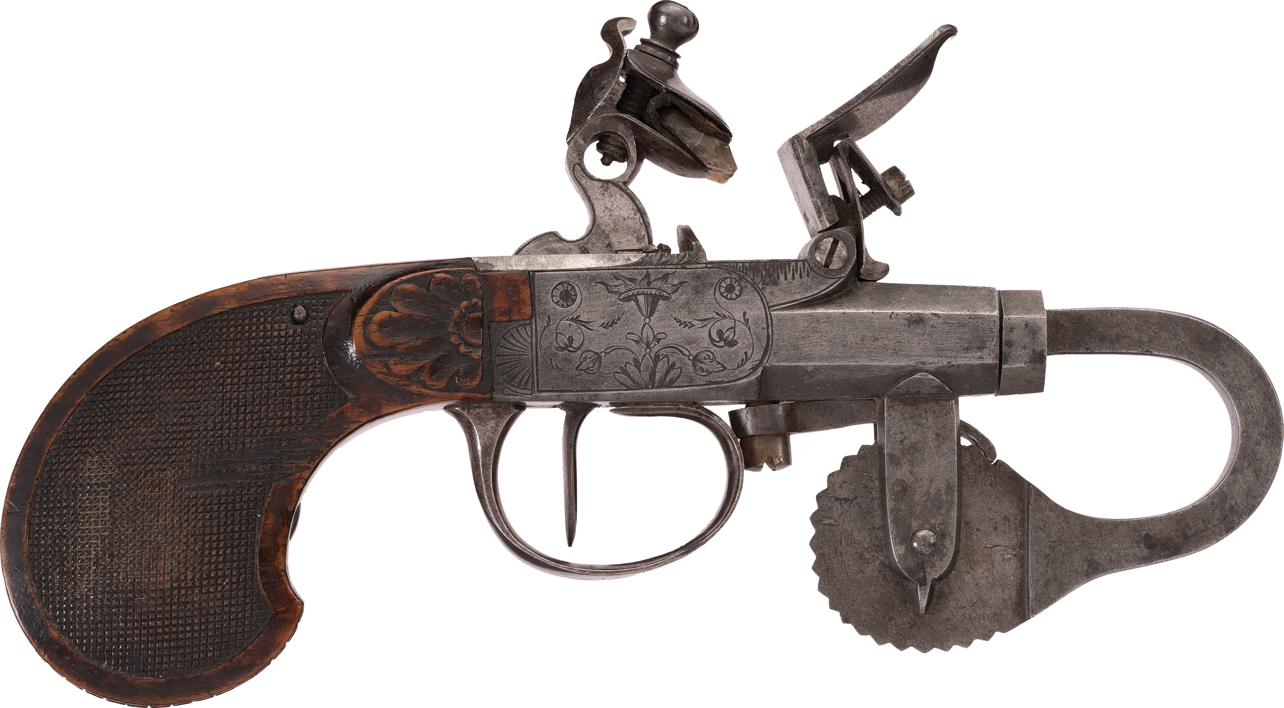 Engraved Eprouvette Flintlock Powder Tester | Rock Island Auction