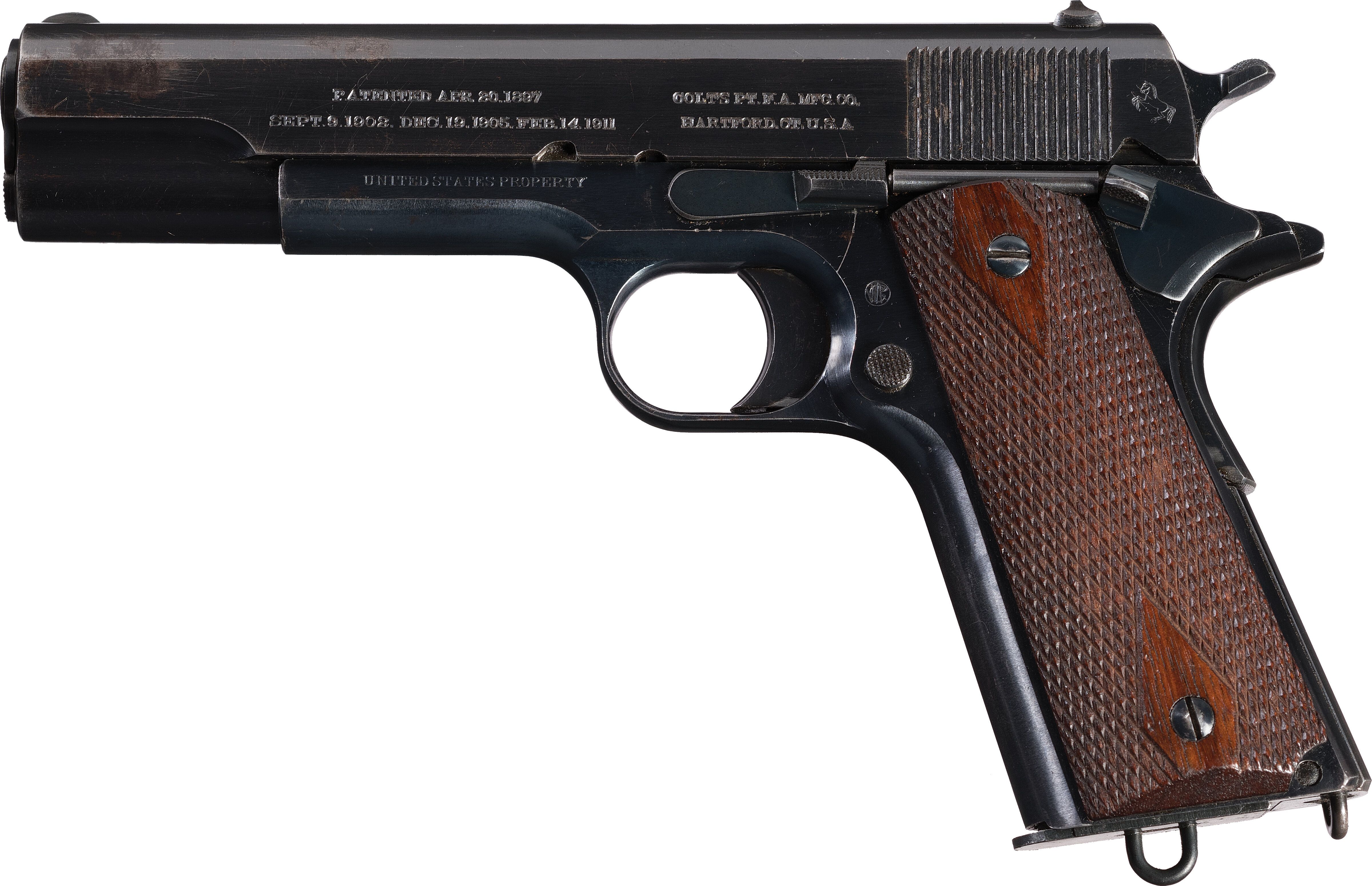 First Year Production U.S. Colt Model 1911 Semi-Automatic Pistol | Rock ...