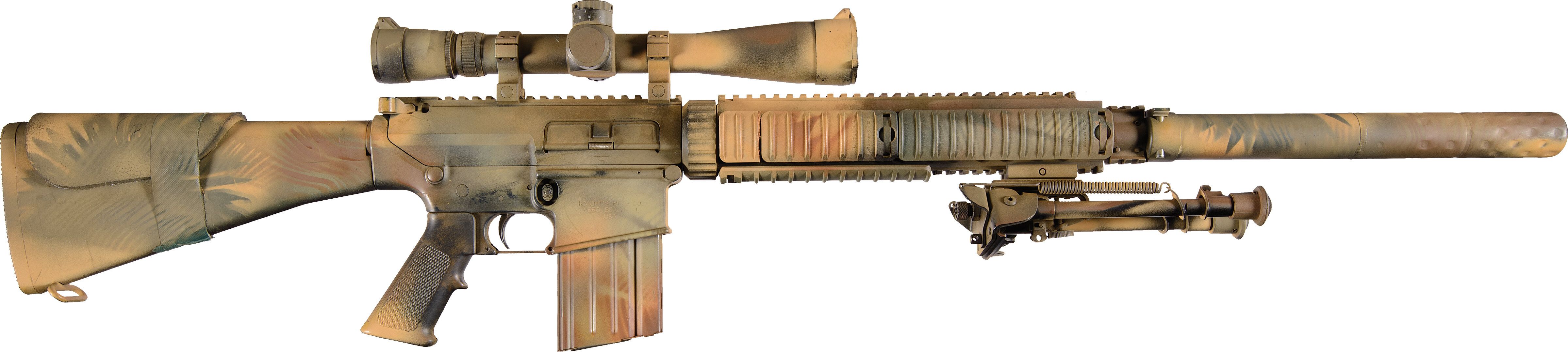 Knights Mfg. Co. SR-25 LWMM with Class III/NFA Silencer and Case | Rock ...