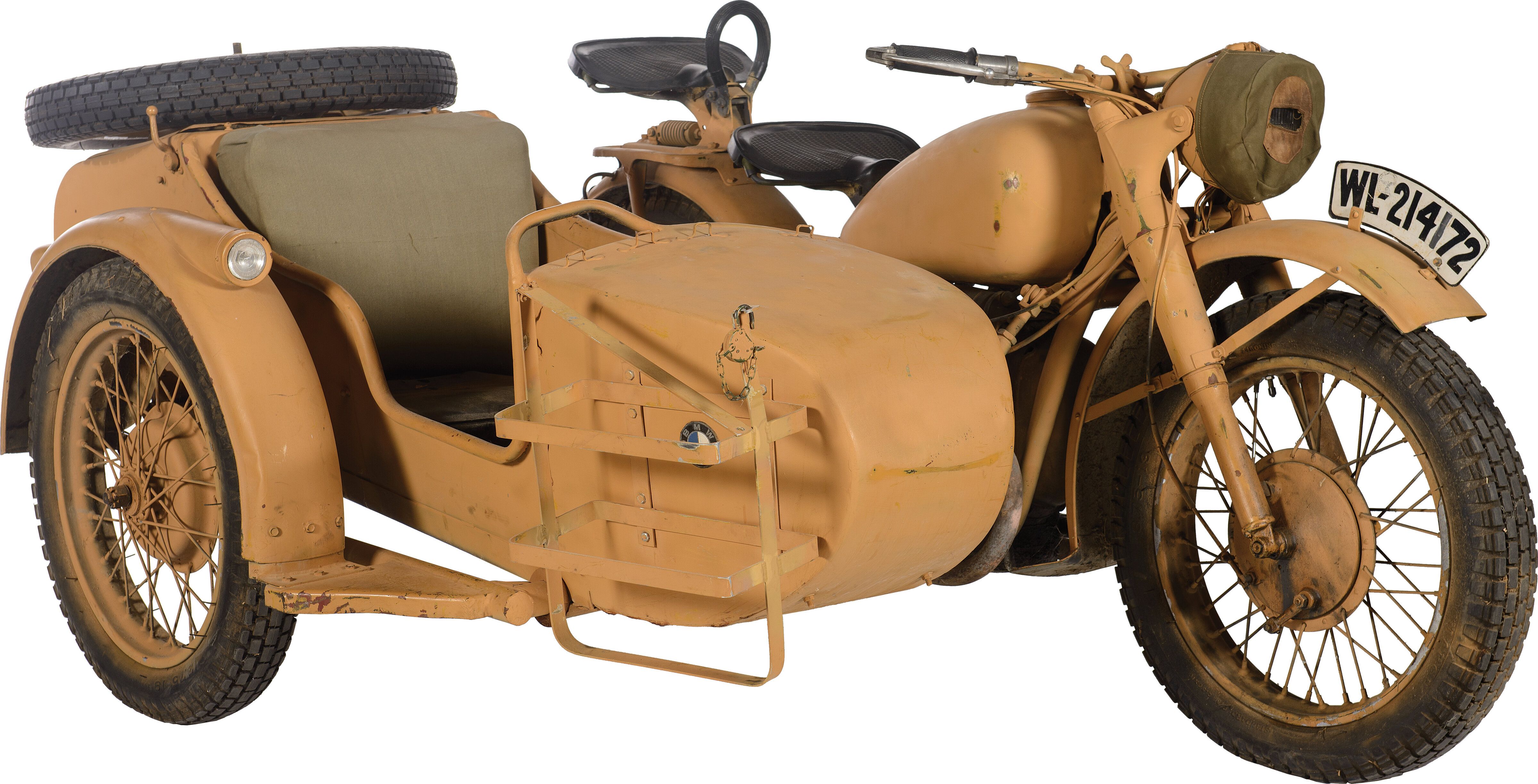 WWII Afrika Korps BMW Style Chang Jiang CJ750 Motorcycle | Rock Island ...